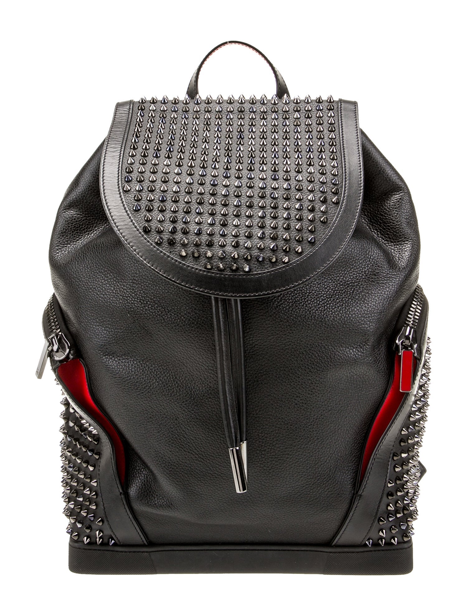 Christian Louboutin Leather Backpack - Black Backpacks, Handbags ...