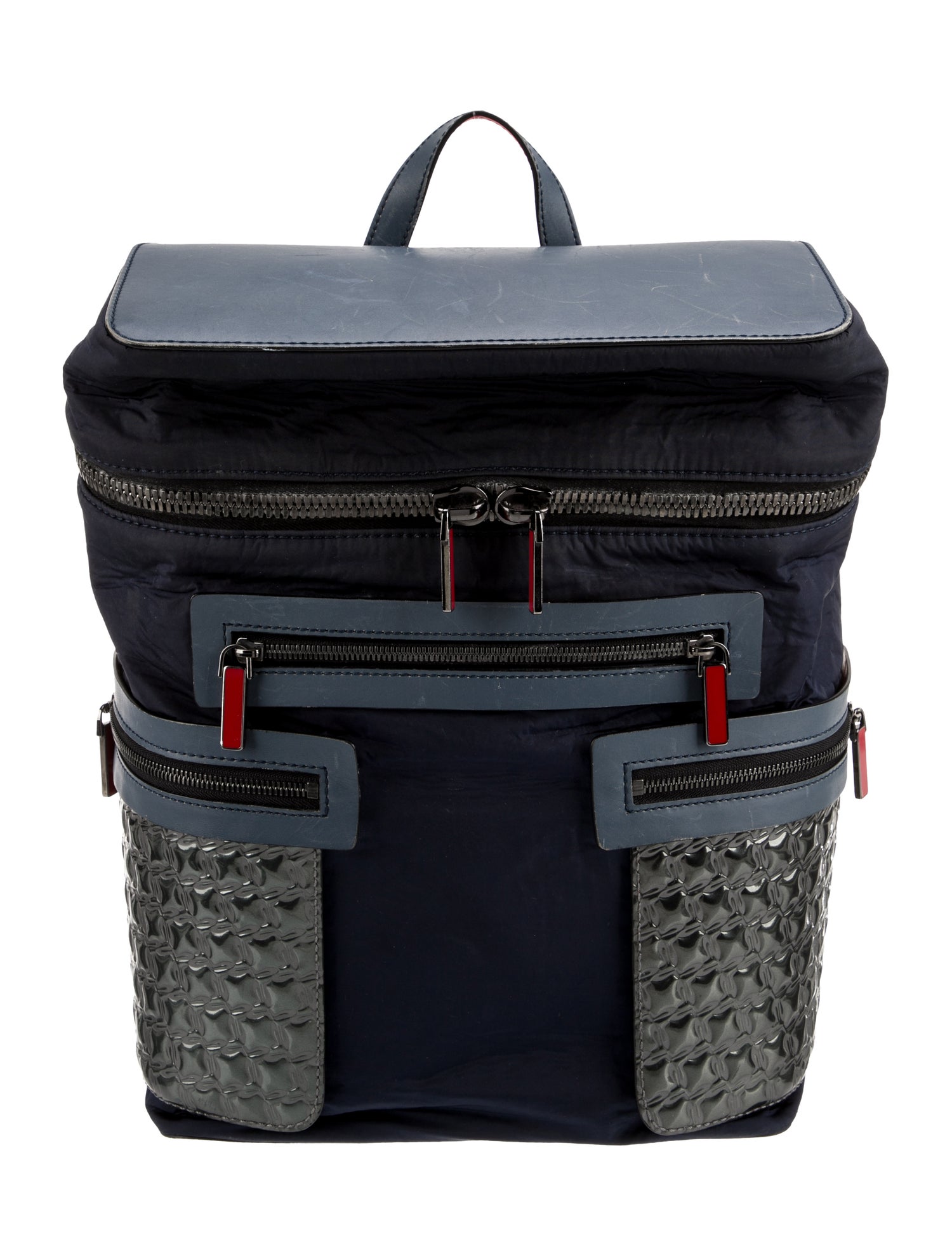 Christian Louboutin Nylon Backpack - Blue Backpacks, Handbags ...