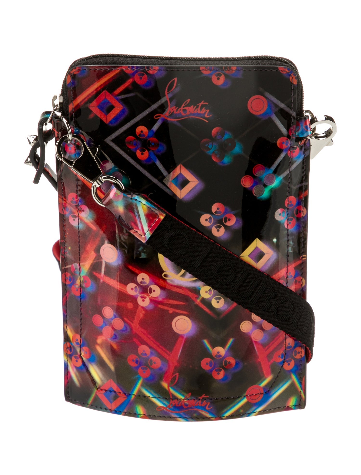 Christian Louboutin Patent Leather Loubilab - Red Crossbody Bags ...