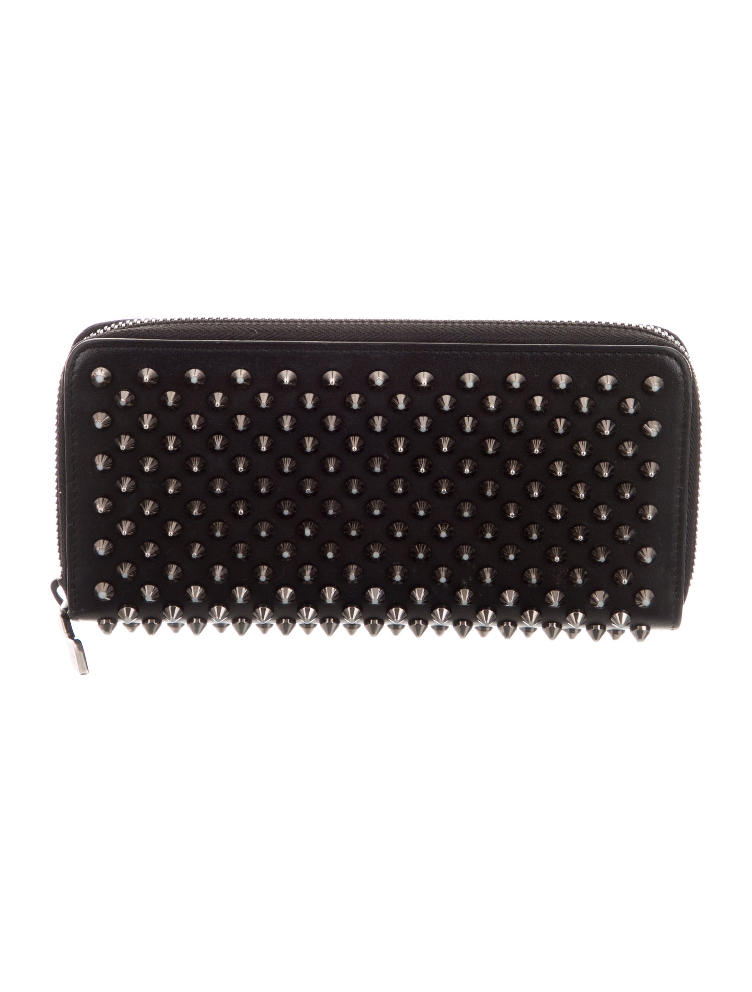 Christian Louboutin 446414 Spike Accents Wallet - Black Wallets ...