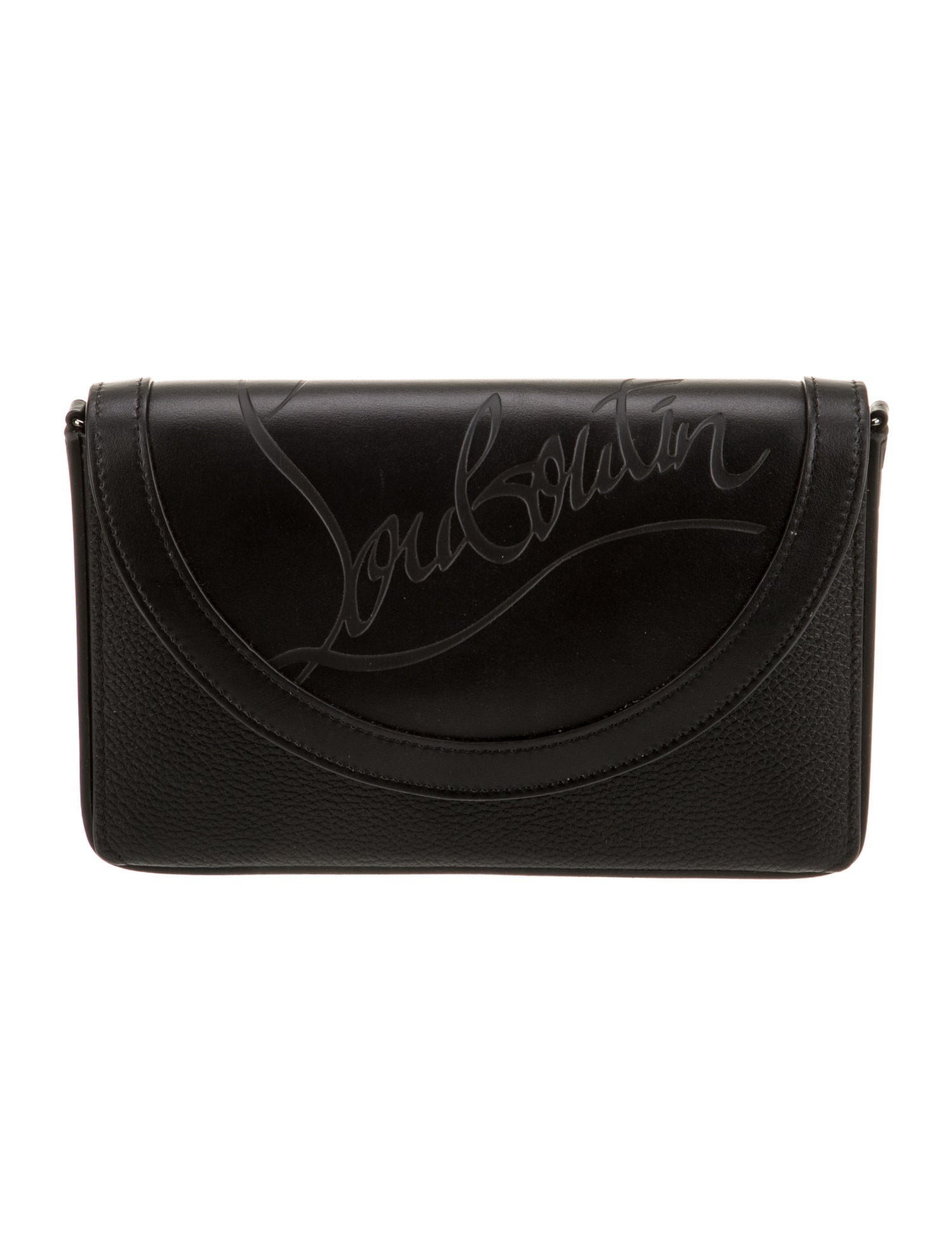 Christian Louboutin Leather Crossbody Bag - Black Crossbody Bags ...