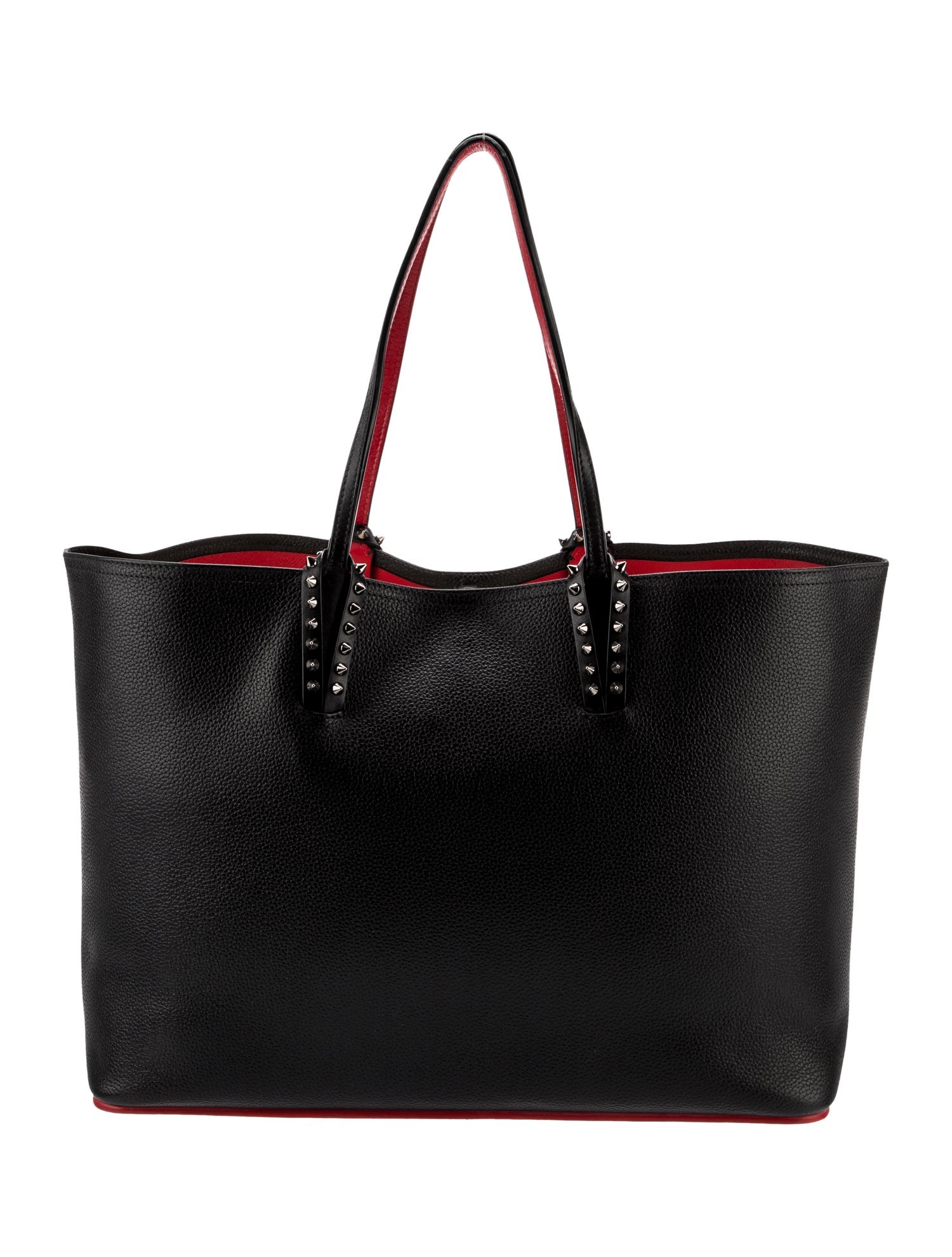Christian Louboutin Leather Cabata - Black Totes, Handbags - CHT460108 ...