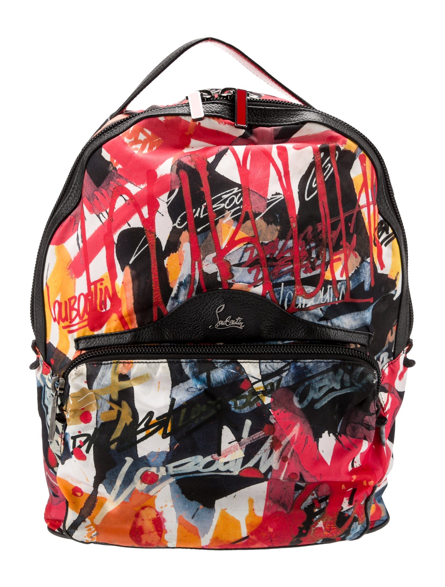 Christian Louboutin Nylon Backpack - Red Backpacks, Handbags ...