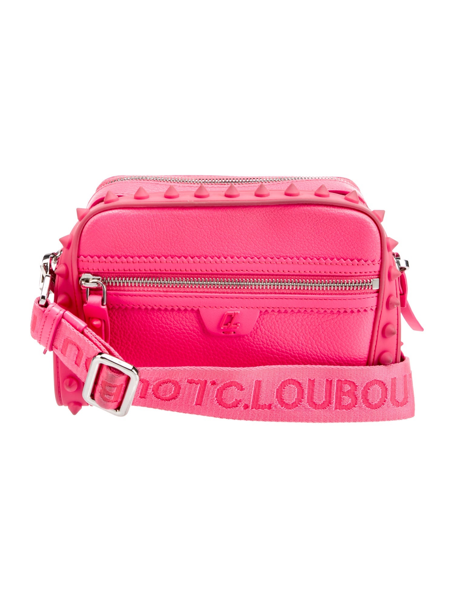 Christian Louboutin Leather Crossbody Bag - Pink Crossbody Bags ...