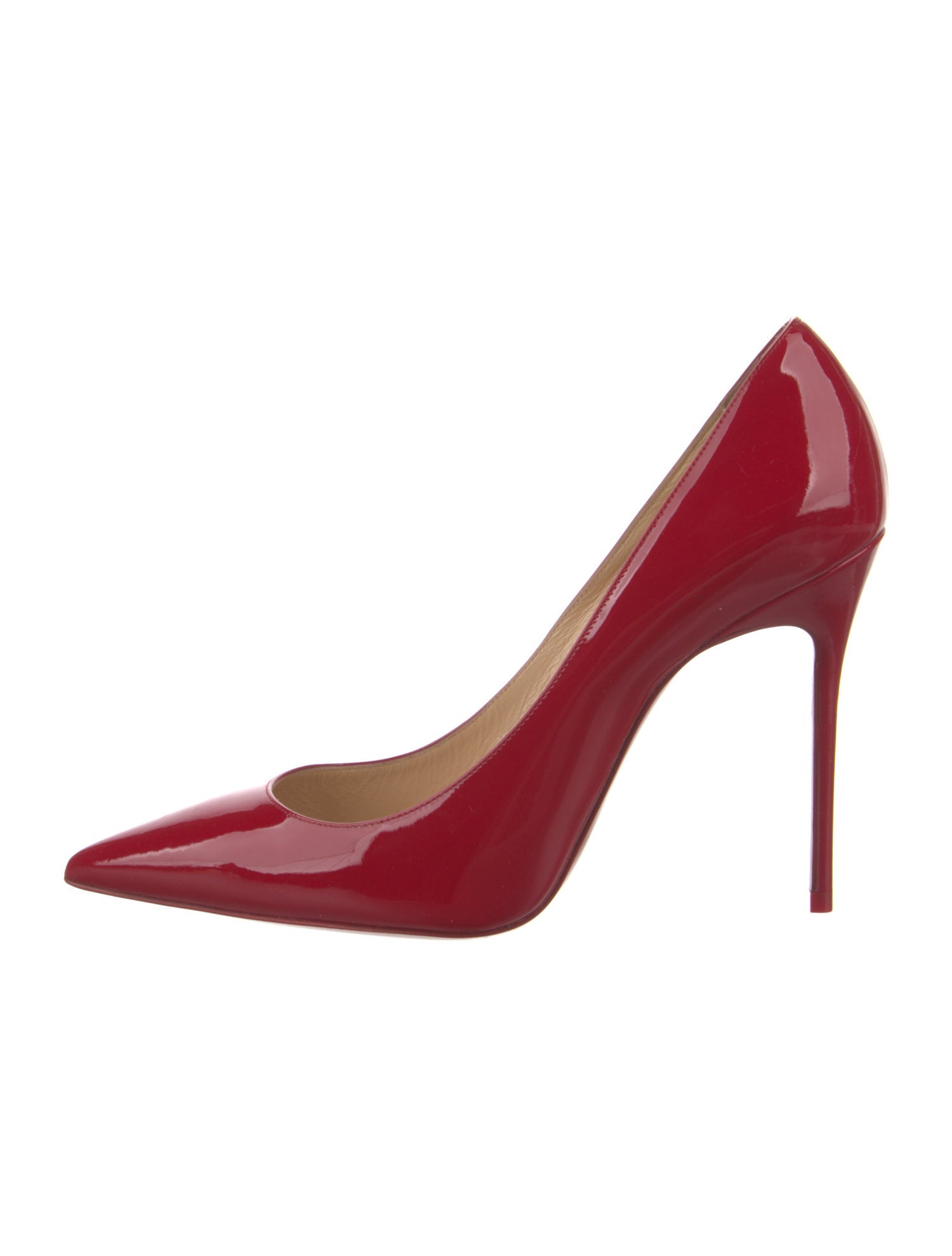 Christian Louboutin Patent Leather Pumps - Red Pumps, Shoes - CHT481831 ...