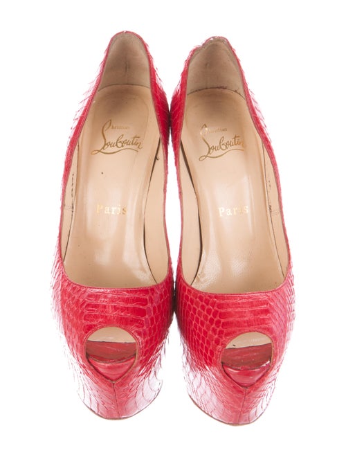 Christian Louboutin Python Highness 160 Pumps - Shoes - CHT58289 | The ... Christian Louboutin Python Highness 160 Pumps - Shoes - CHT58289 | The ...