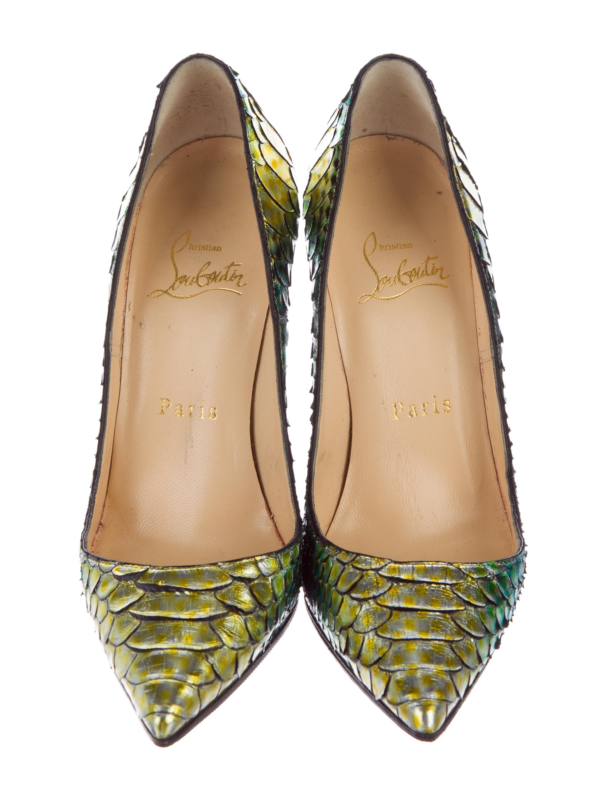 Christian Louboutin So Kate Python Pumps - Shoes - CHT78174 | The RealReal