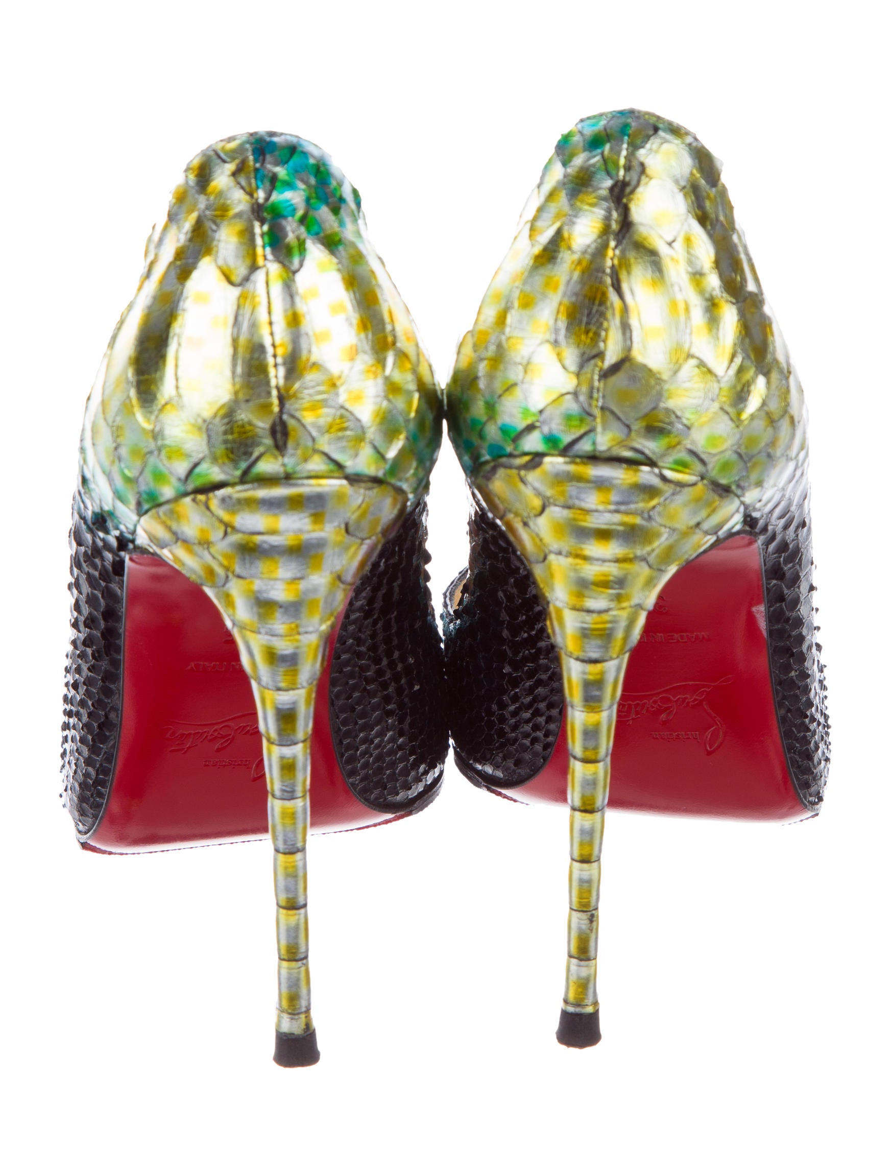 Christian Louboutin So Kate Python Pumps - Shoes - CHT78174 | The RealReal