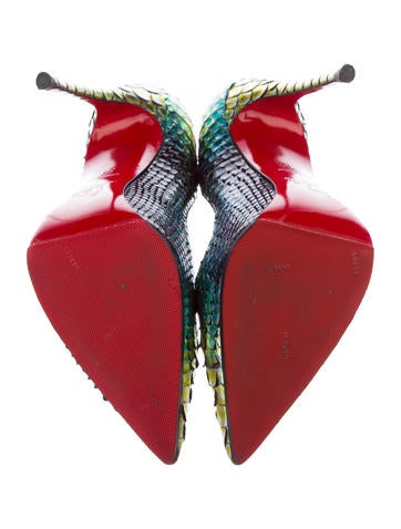 Christian Louboutin So Kate Python Pumps - Shoes - CHT78174 | The RealReal