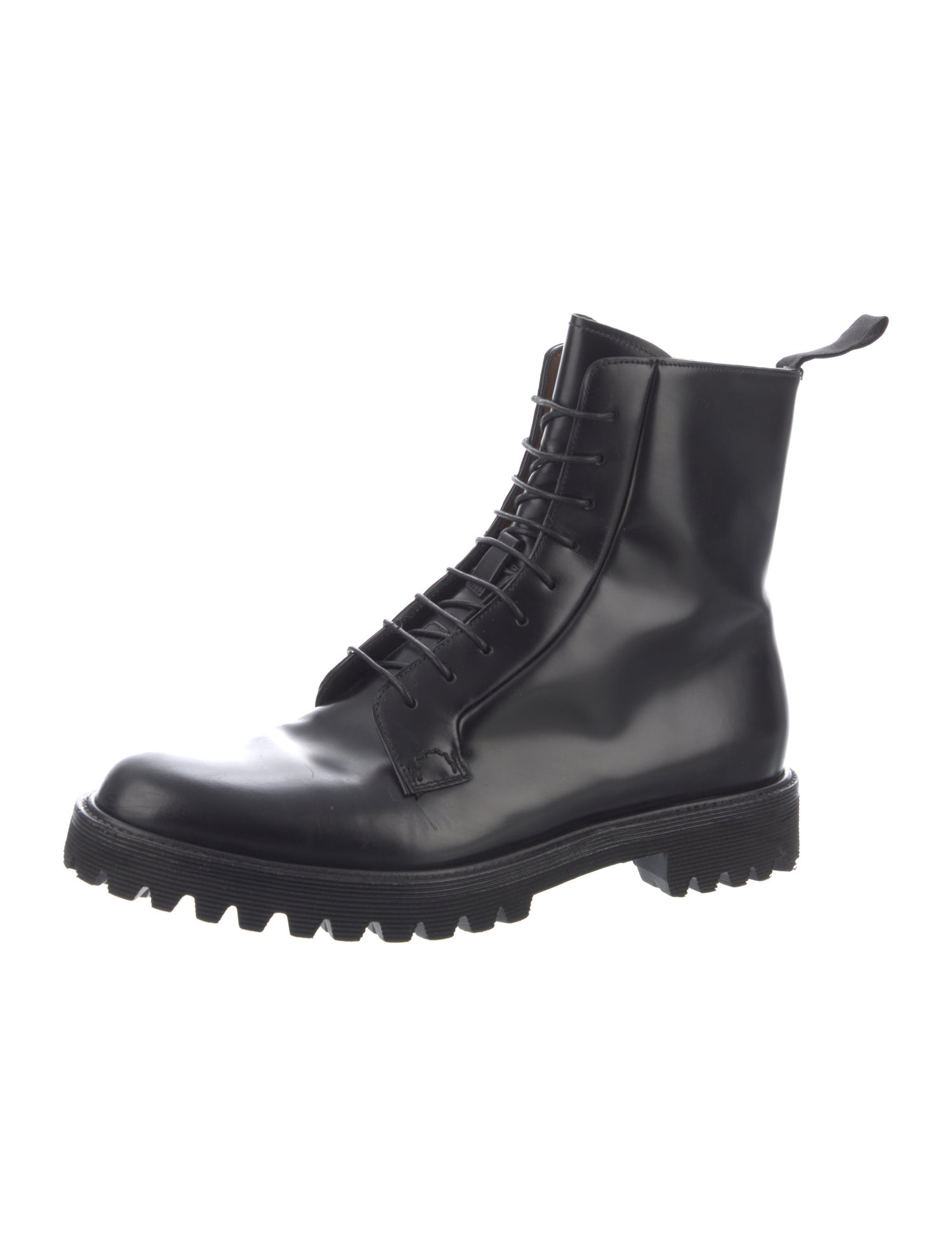 Church's Leather Combat Boots - Black Boots, Shoes - CHU24983 | The ...