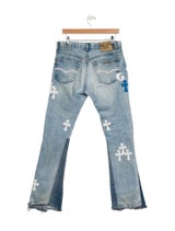 Chrome Hearts x Gallery Dept. Skinny Jeans - Blue, 10.25" Rise Jeans ...