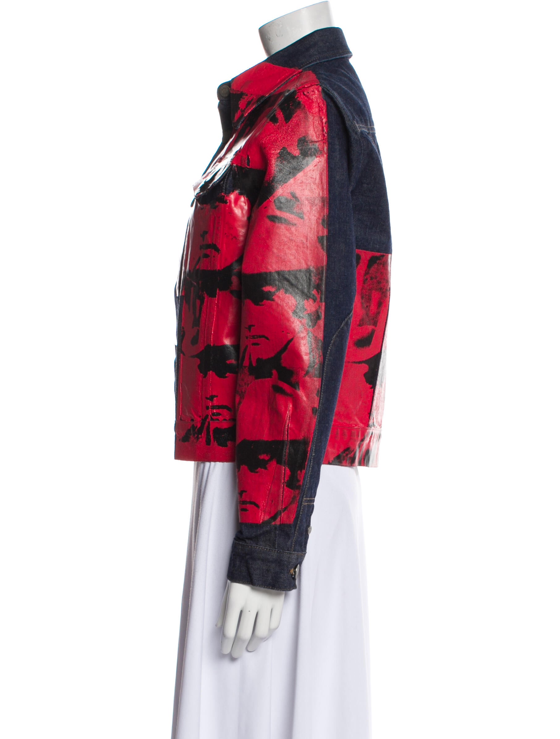 Calvin Klein x Andy Warhol Printed Denim Jacket - Blue Jackets ...