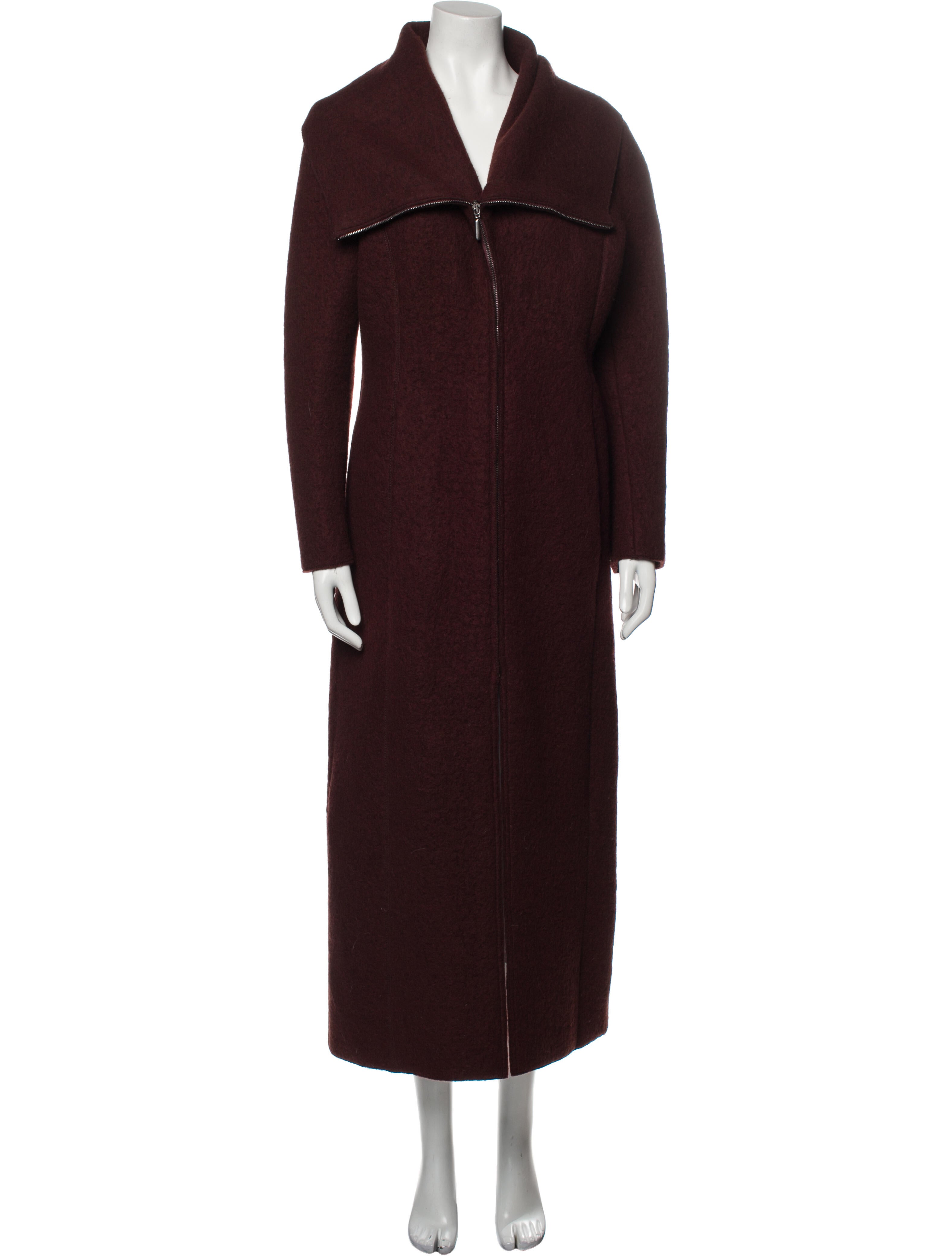 Claude Montana Coat - Burgundy Coats, Clothing - CLAUM20979 | The RealReal