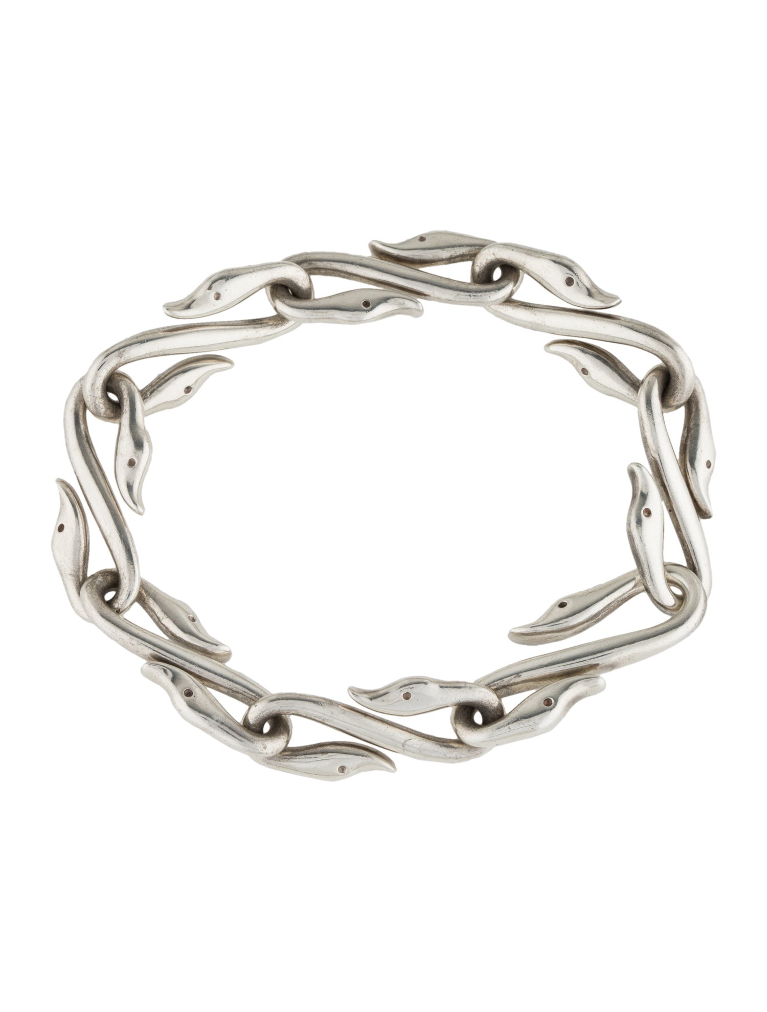 Angela Cummings Vintage Goose Link Bracelet - Sterling Silver Link ...