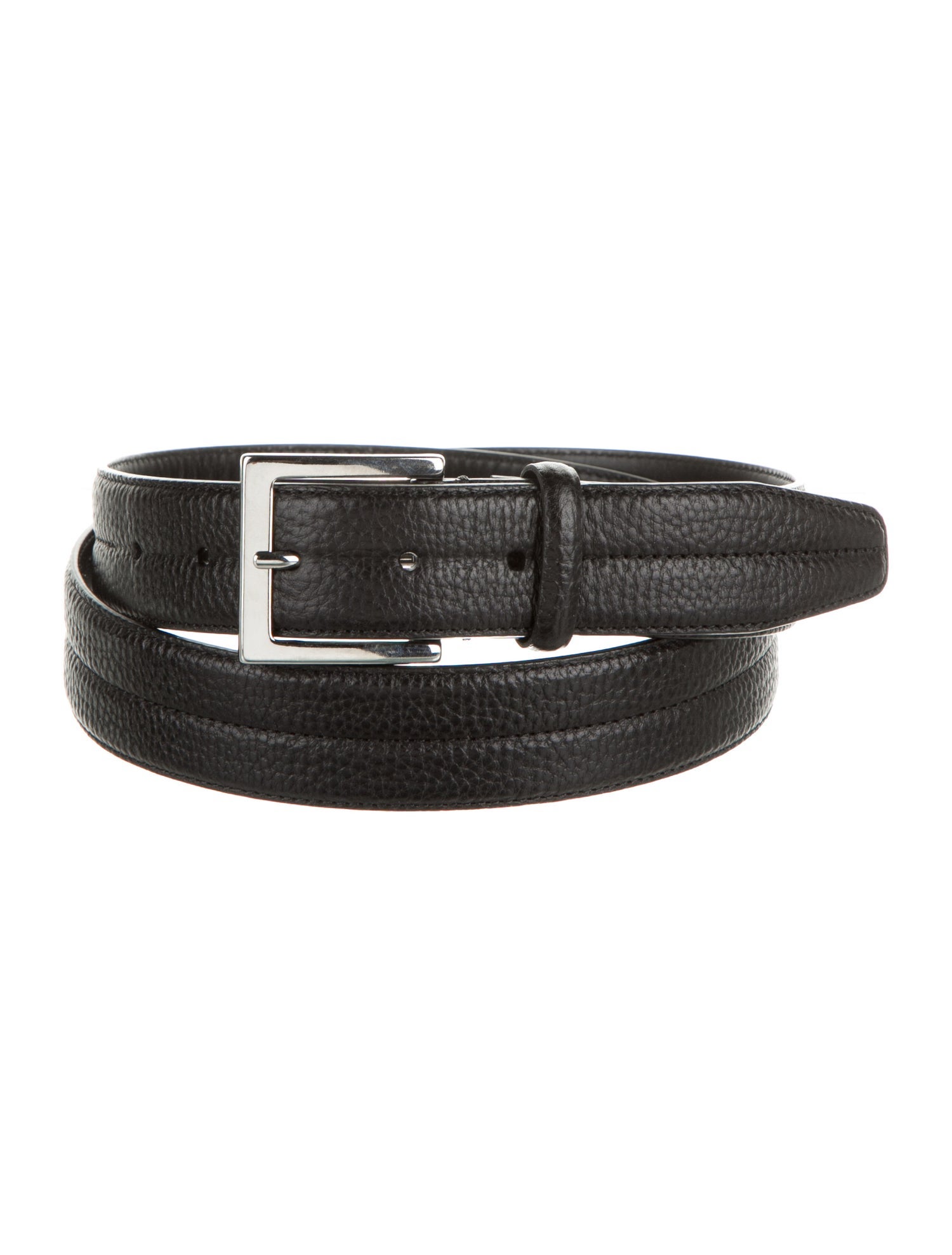 Canali Leather Belt - Black Belts, Accessories - CNL30505 | The RealReal
