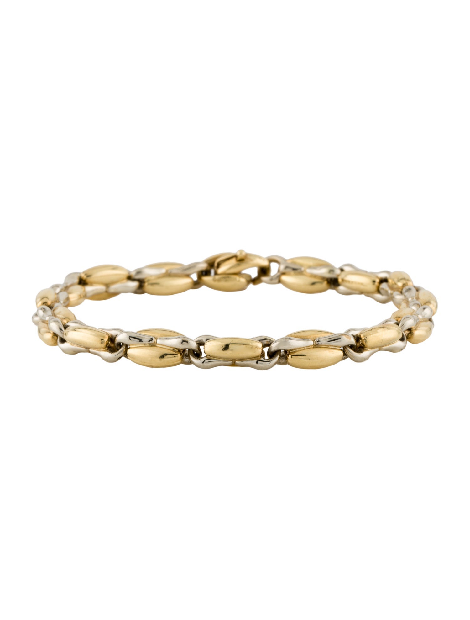 Chimento 18K Two-Tone Link Bracelet - 18K Yellow Gold Link, Bracelets ...