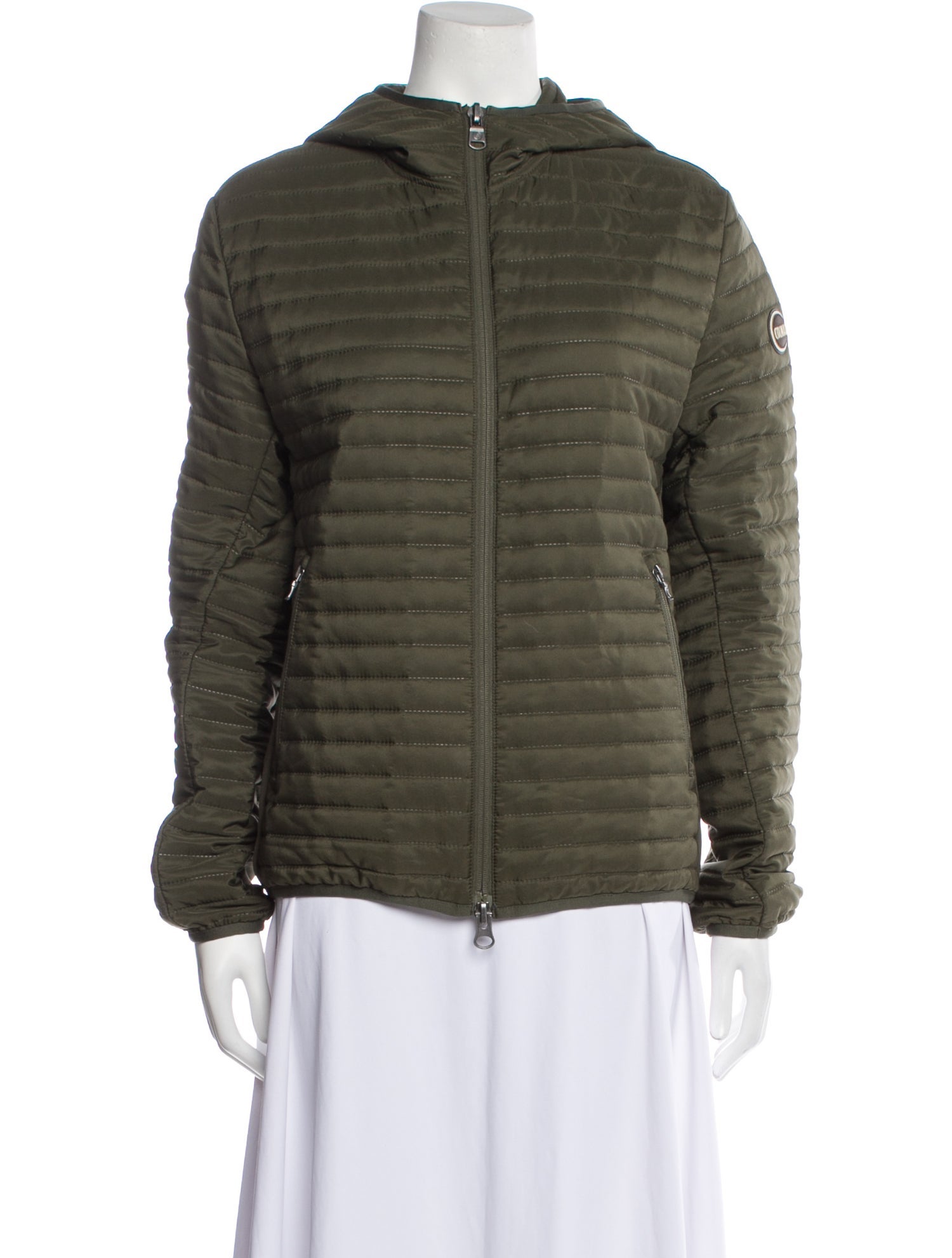 Colmar Striped Bomber Jacket - Green Jackets, Clothing - COLMR20505 ...