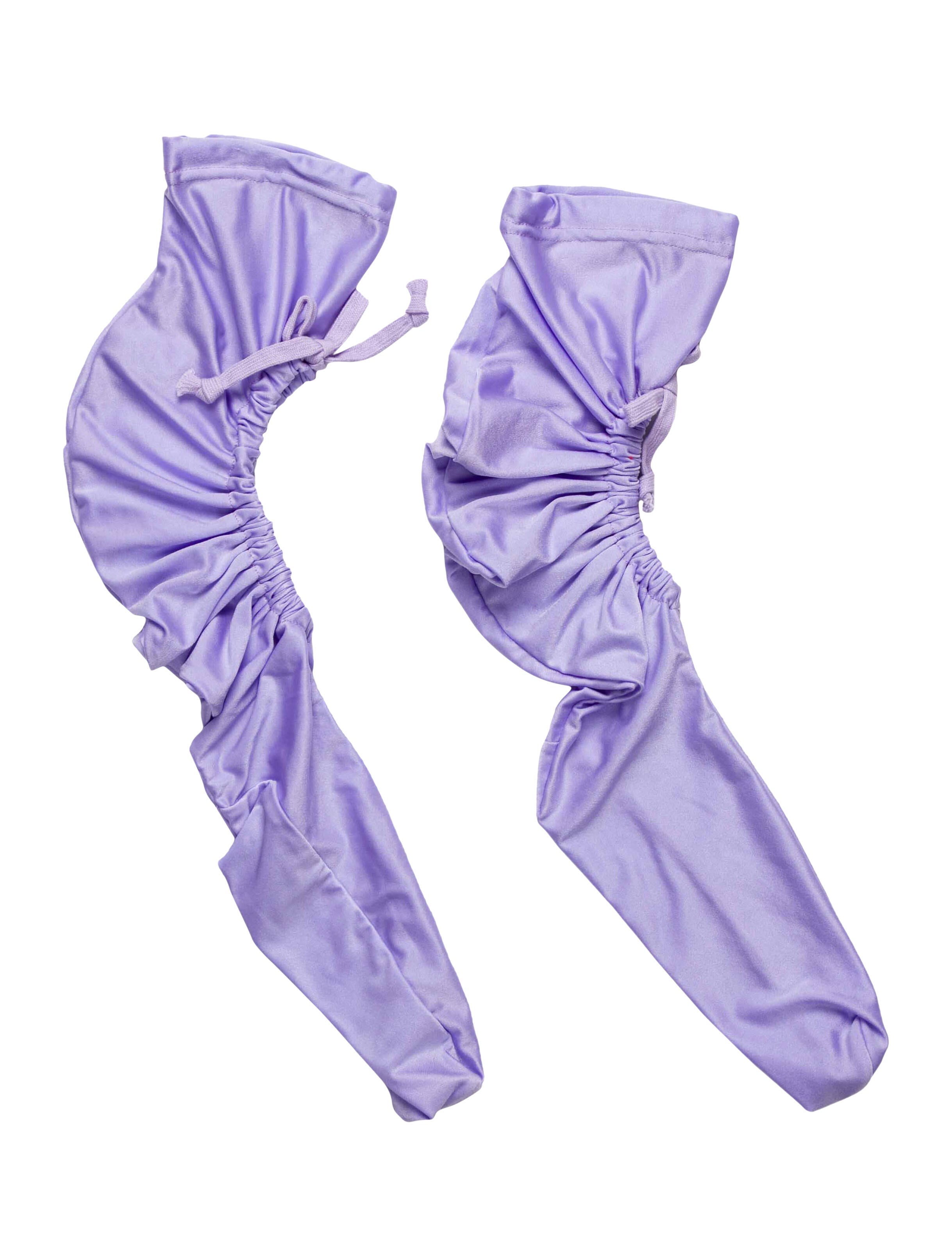 Comme des Garçons Comme des Garcons Satin Long Socks - Purple Hosiery ...