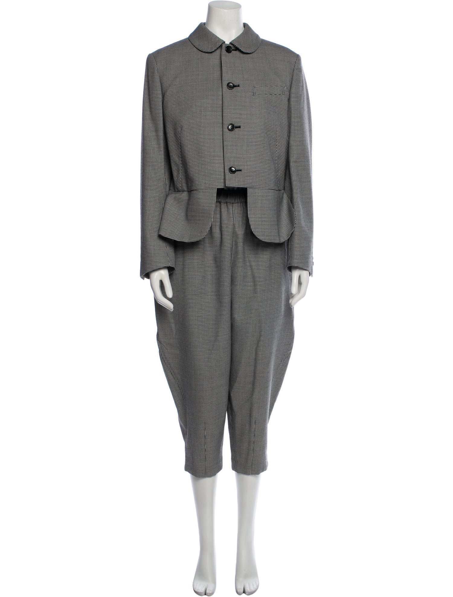 Comme des Garçons Comme des Garçons 2022 Wool Pantsuit - Grey, 11" Rise ...