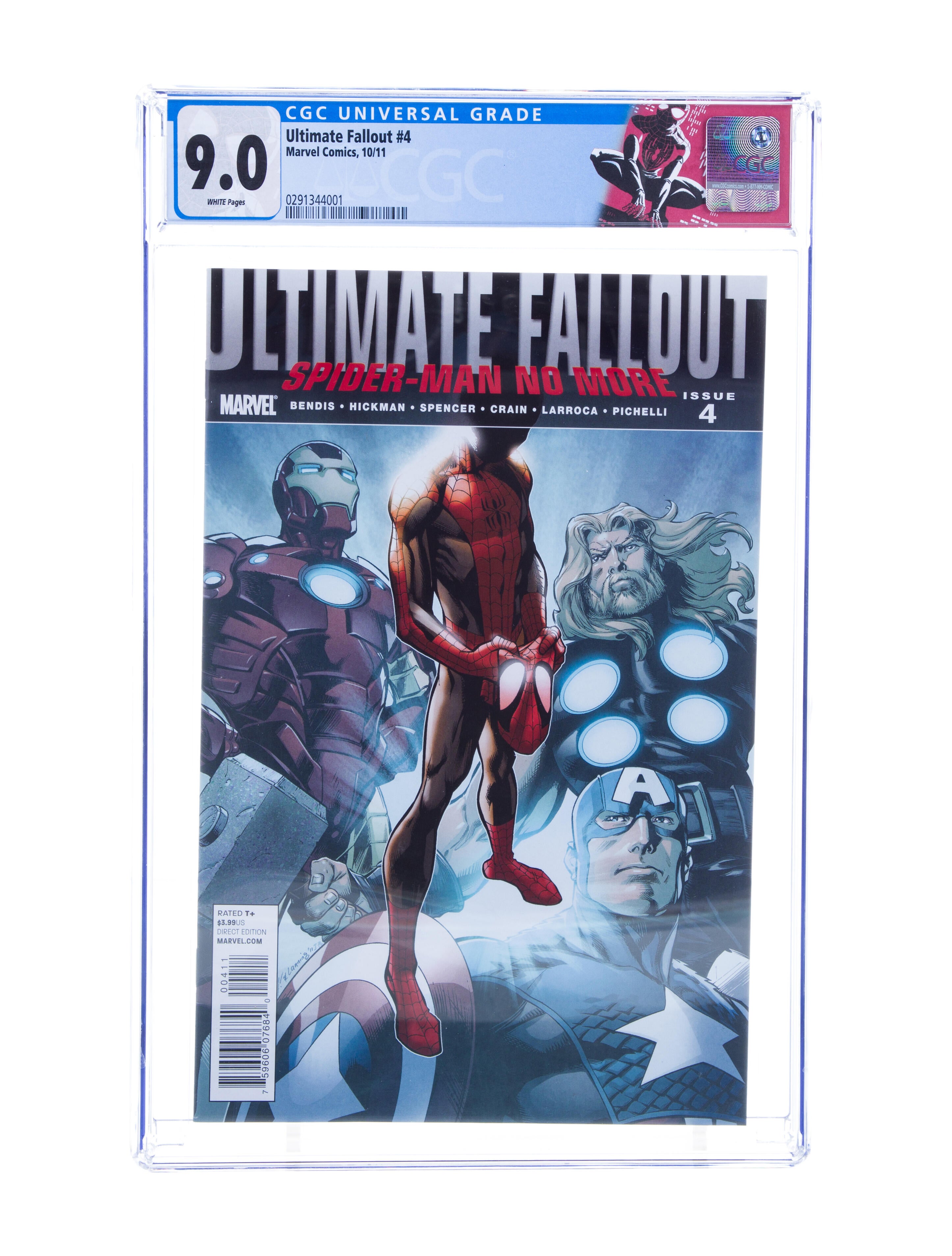 Comic Book Ultimate Fallout #4 1st App. of Miles Morales - Comics ...