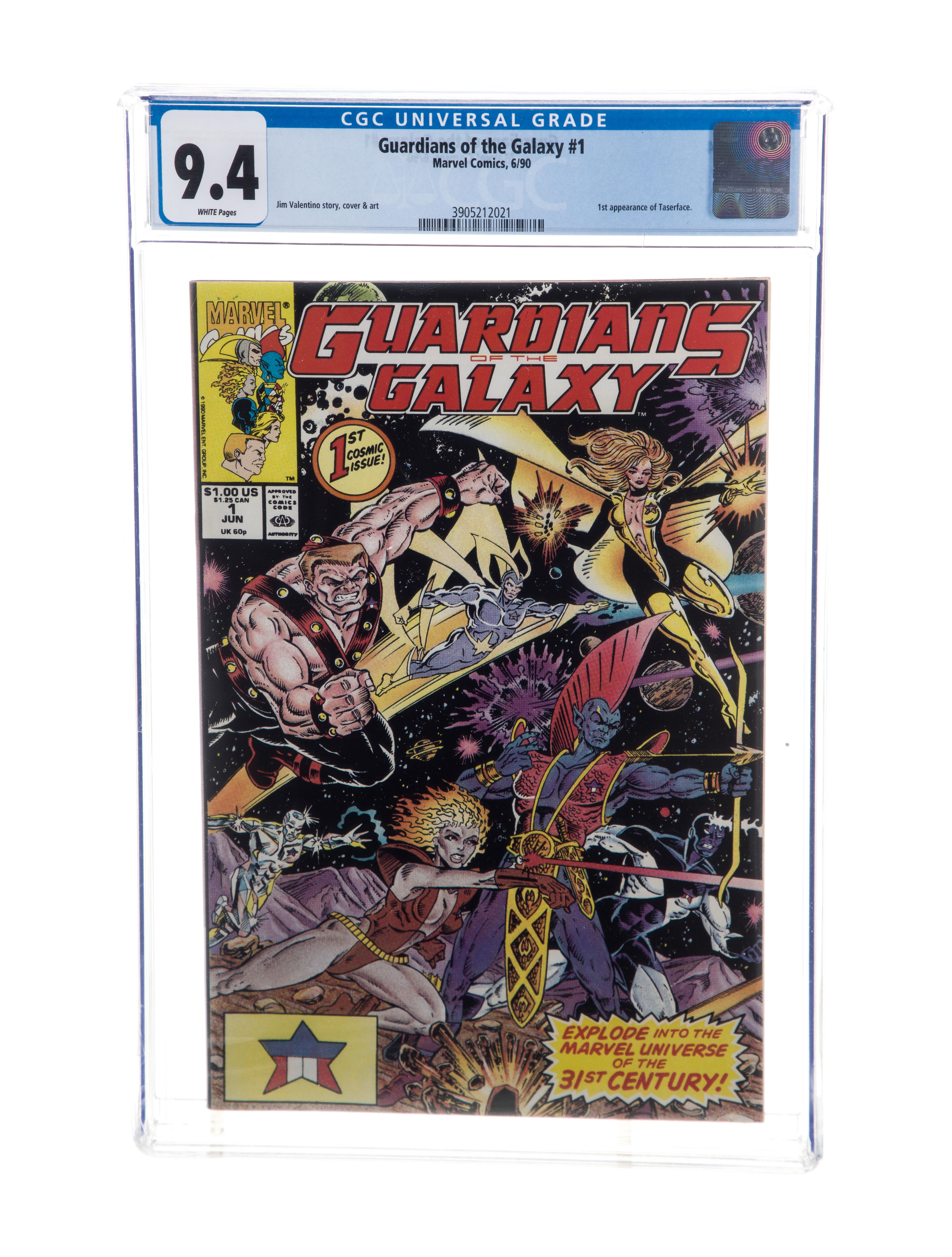 Comic Book Guardians of the Galaxy #1 - CGC 9.4 - 1st App. of Taserface ...
