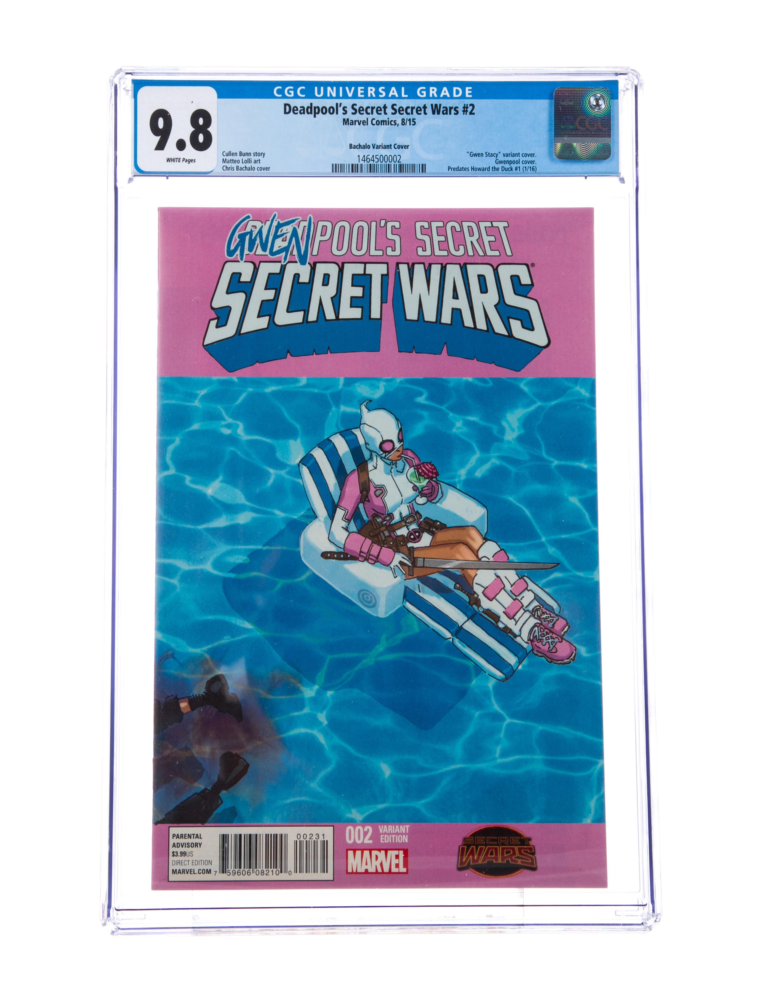Comic Book Deadpool's Secret Secret Wars #2 - CGC 9.8 - First ...