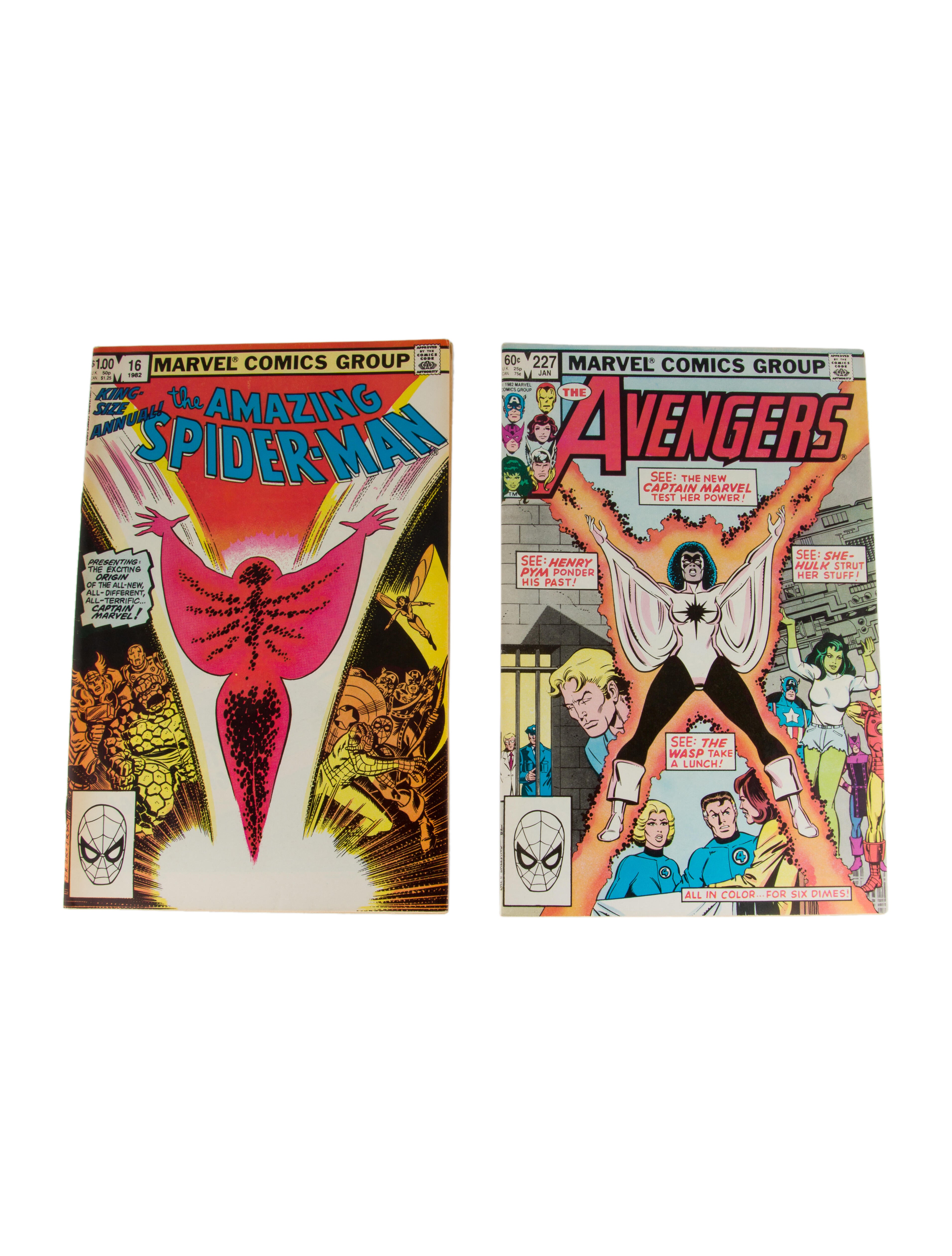 Comic Book Amazing Spider-Man #16 & Avengers #227 Bundle - Blue Comics ...