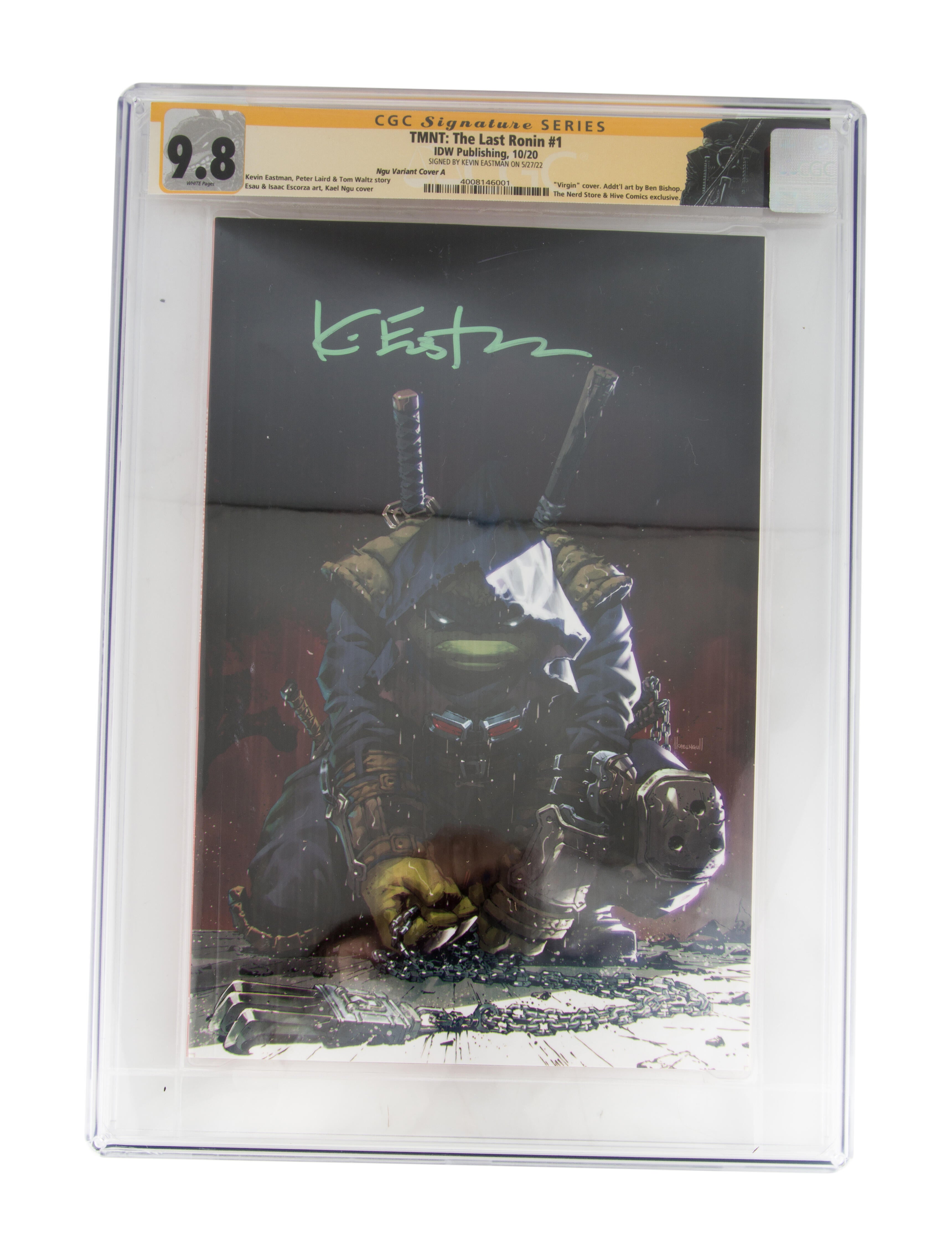 Comic Book TMNT: The Last Ronin #1 - CGC 9.8 - Signed by Kevin Eastman ...