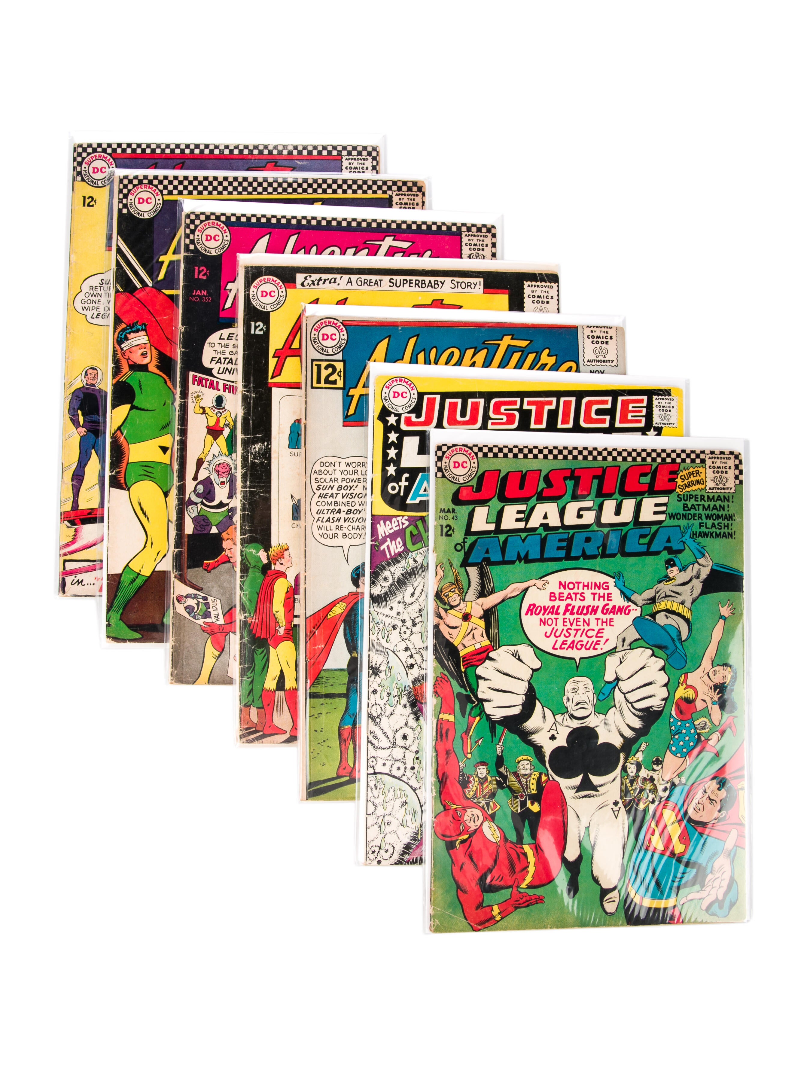 Comic Book 7-Piece Justice League & Superman Comic Book Bundle - Comics ...