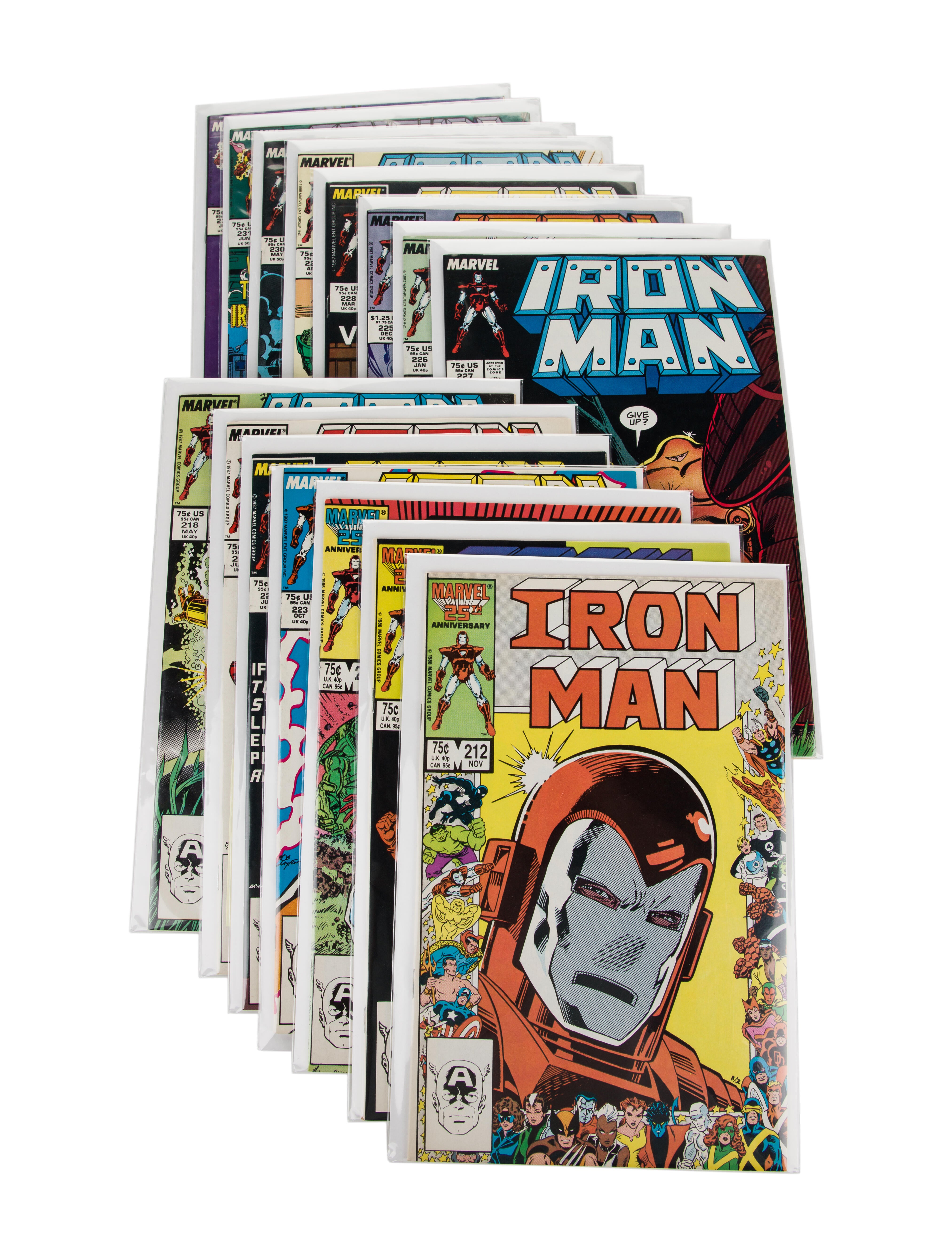 Comic Book 15-Piece Iron Man Copper Age Bundle - Red Comics ...