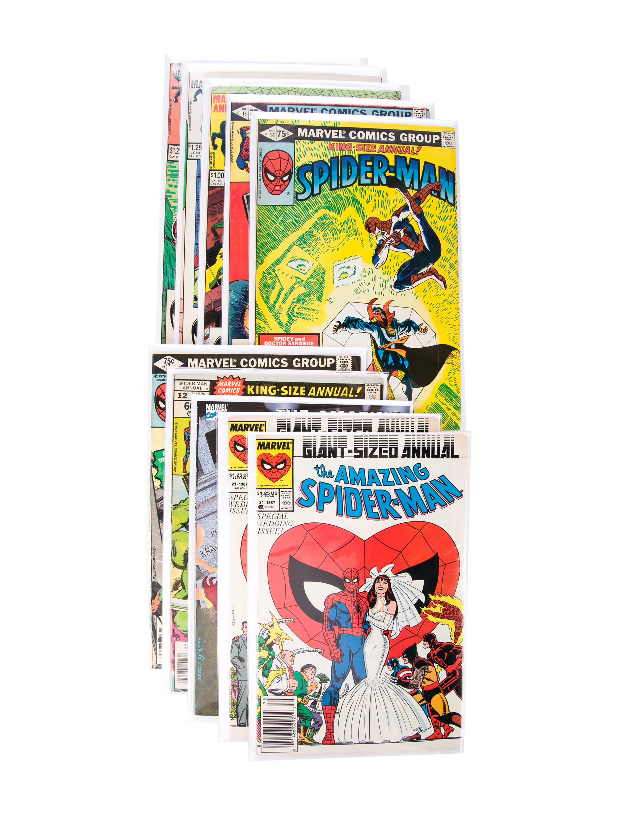 Comic Book 10-Piece The Amazing Spider-Man Comic Book Bundle - Blue ...