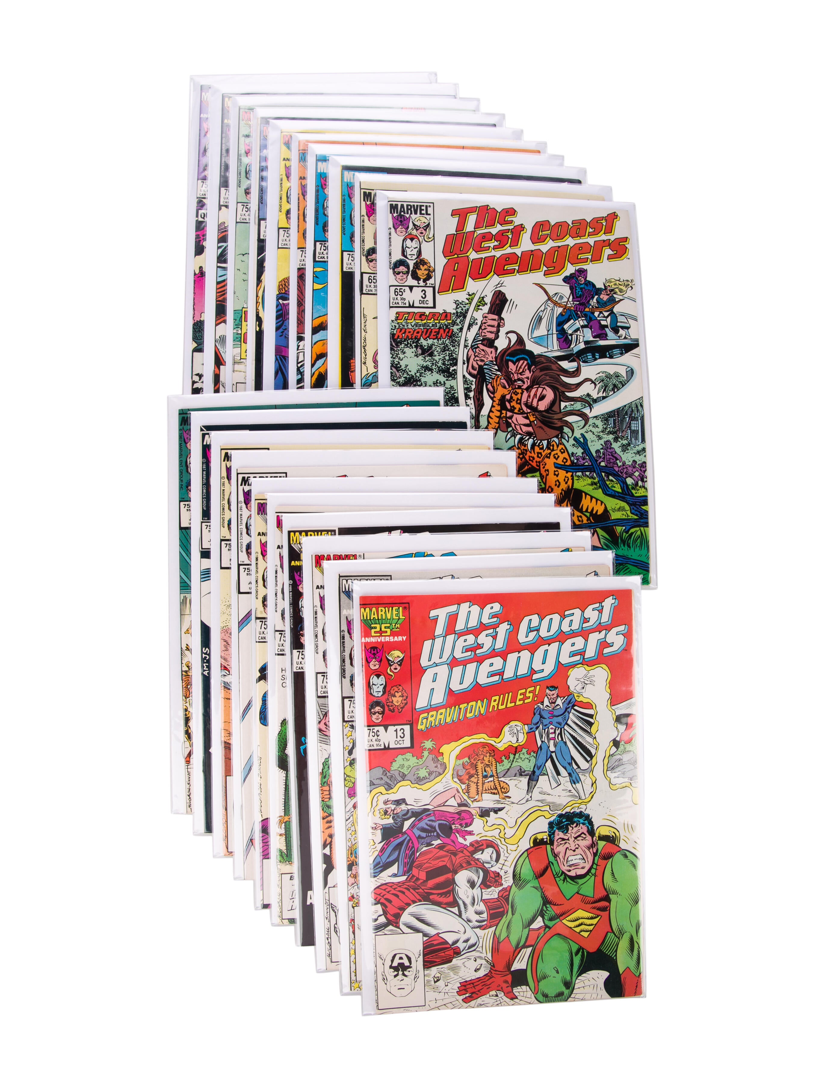 Comic Book The West Coast Avengers #3-22 Comic Bundle - Red Comics ...