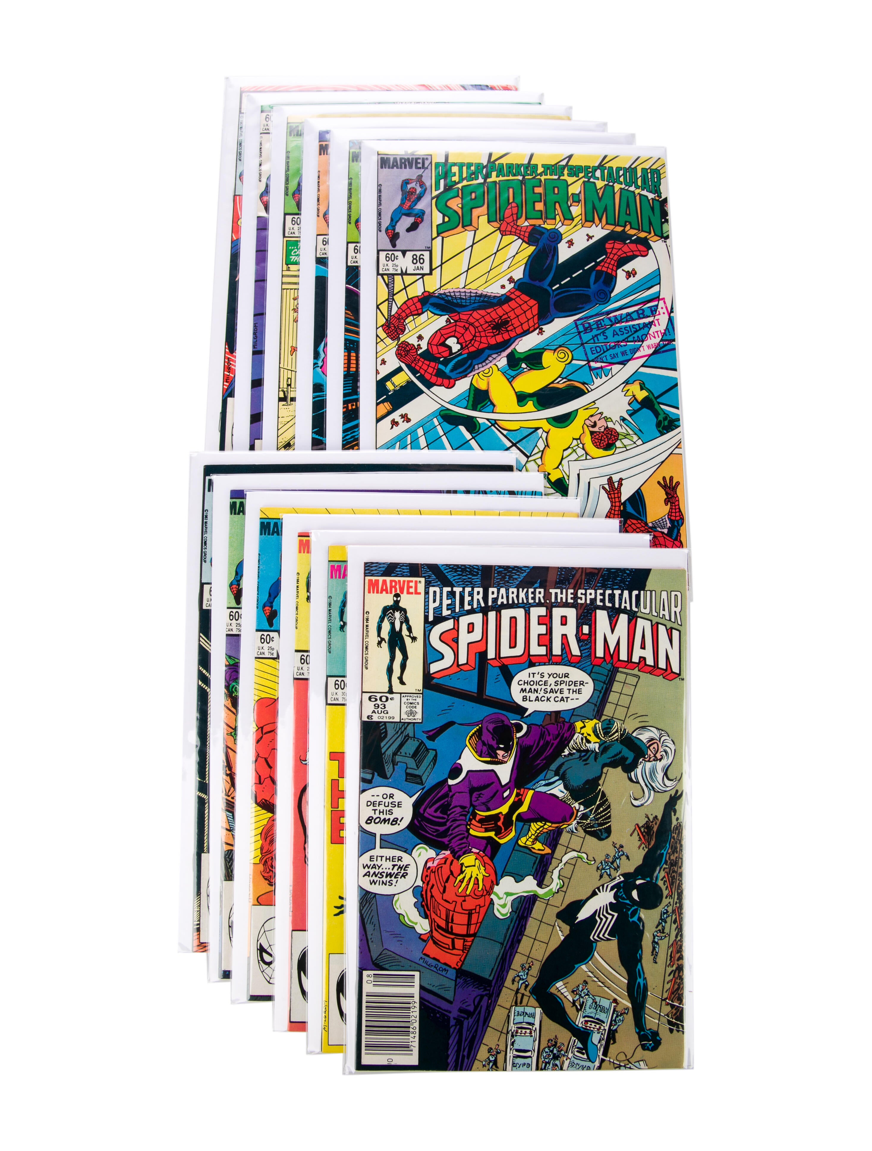 Comic Book Peter Parker The Spectacular Spider-man #81-89, #91-93 Comic