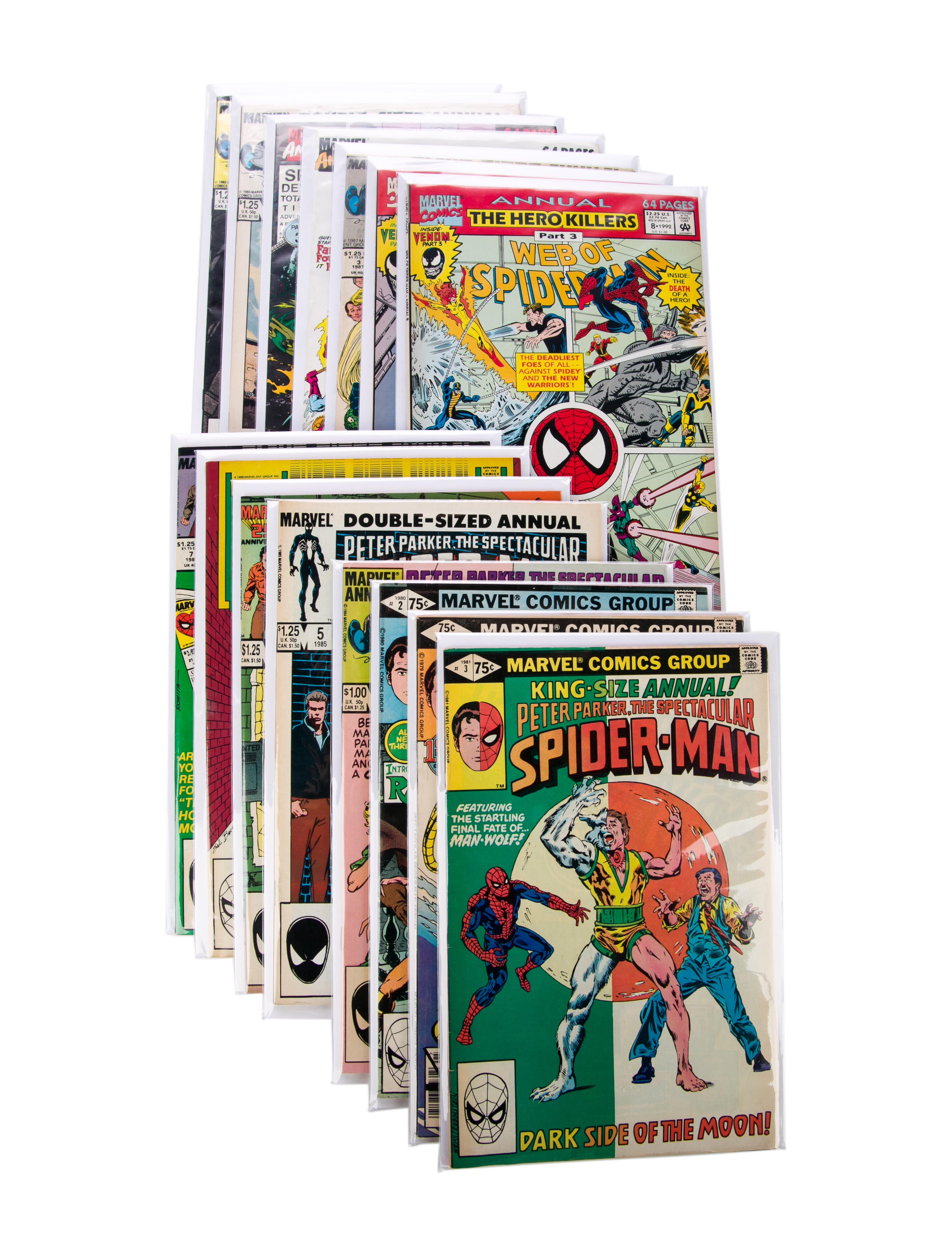 Comic Book 15-Piece Spider-Man Annual Bundle - Blue Comics ...