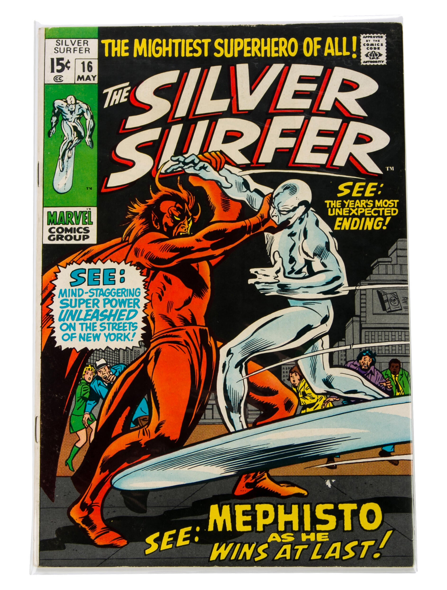 Comic Book The Silver Surfer #16 - VG/FN to FN/VF - Red Comics ...