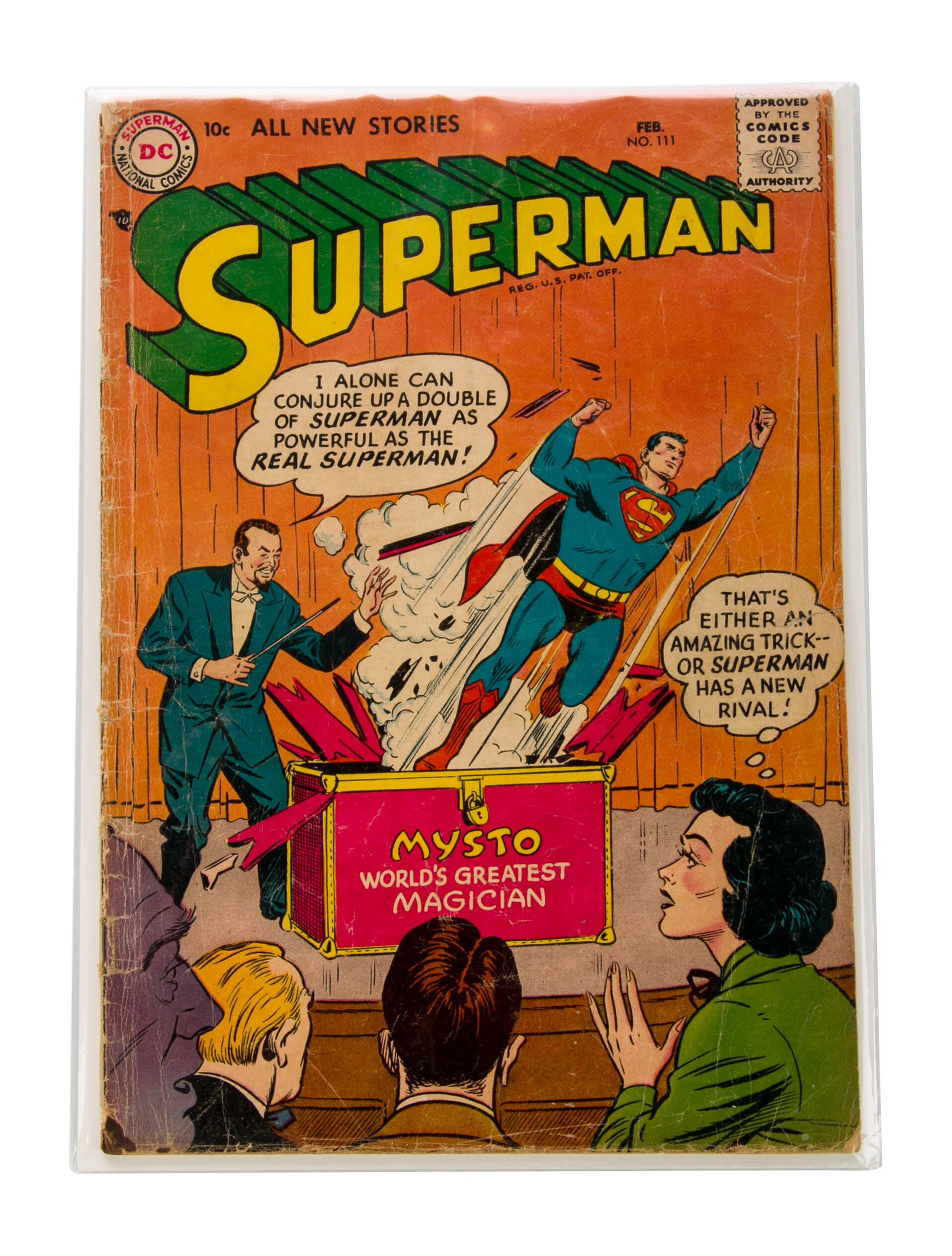 Comic Book Superman #111 - GD/VG - Green Comics, Collectibles ...