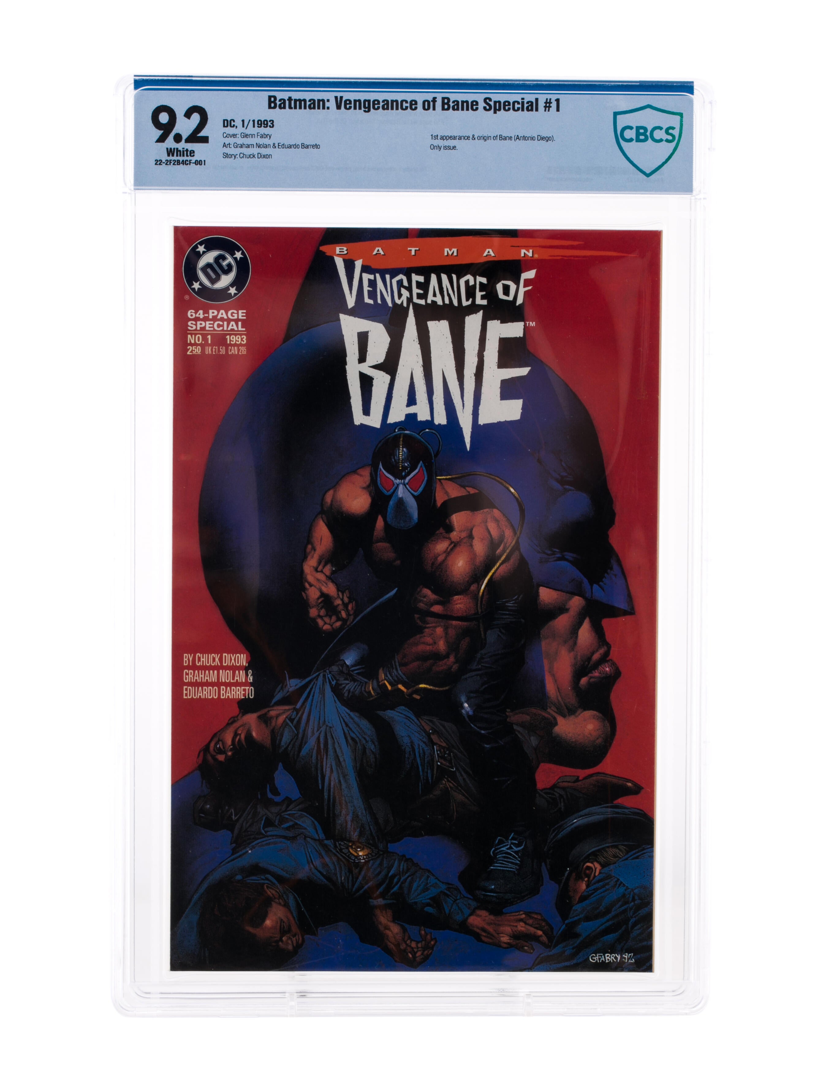 Comic Book Batman: Vengeance of Bane Special #1 - CBCS 9.2 - 1st ...