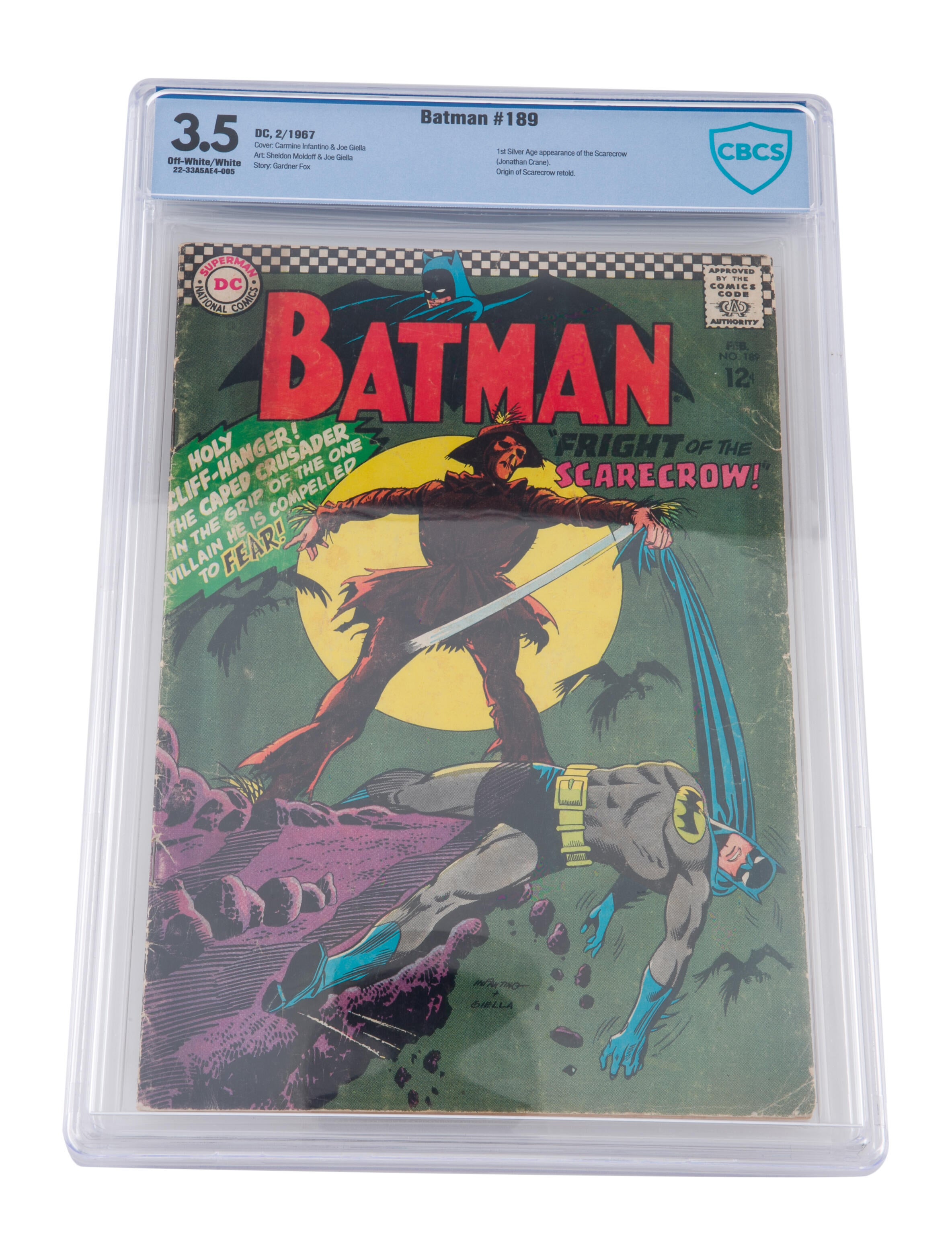Comic Book Batman #189 - CBCS 3.5 - 1st Silver Age Appearance of the ...