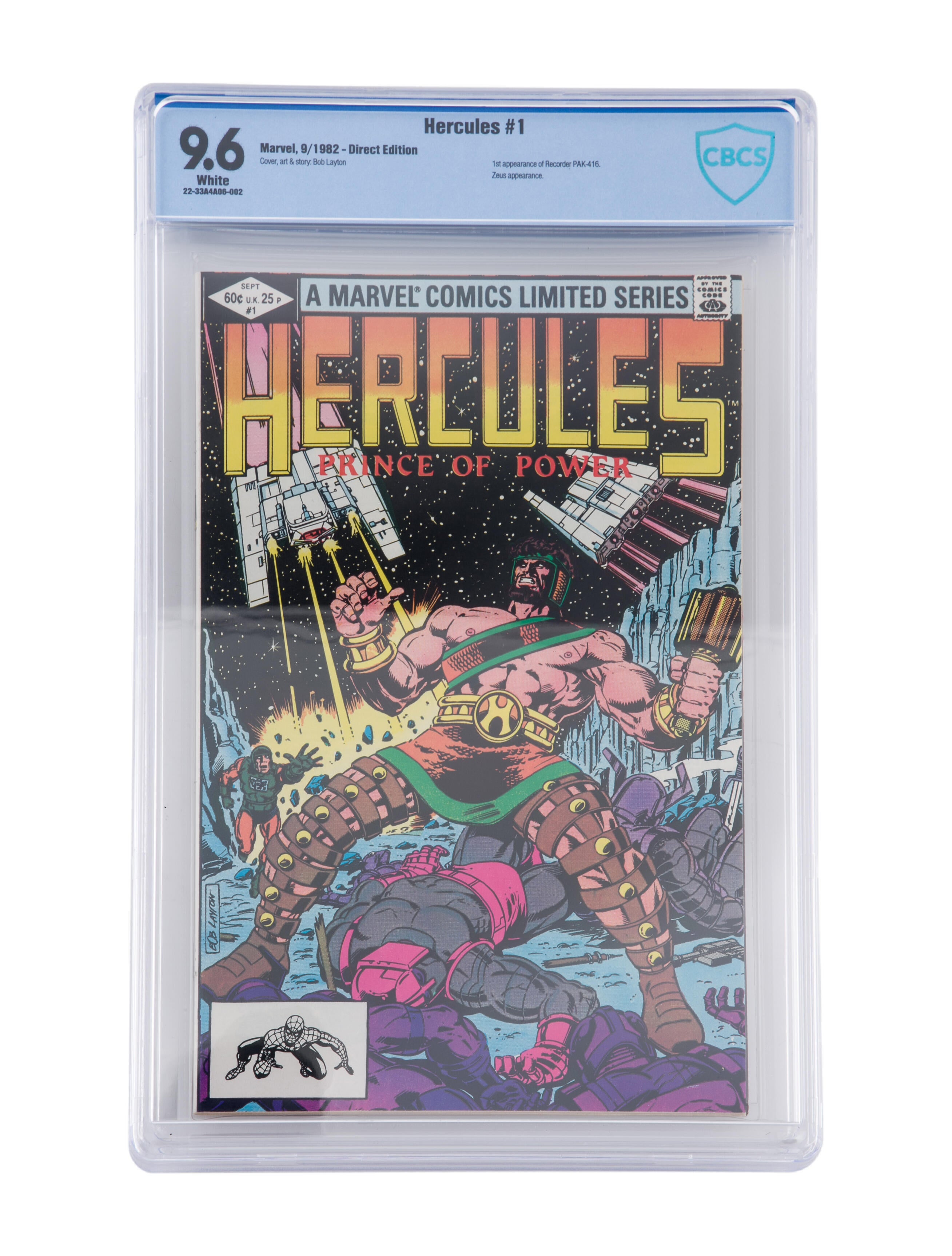 Comic Book Hercules #1 - CBCS 9.6 - 1st Appearance of Recorder PAK-416 ...