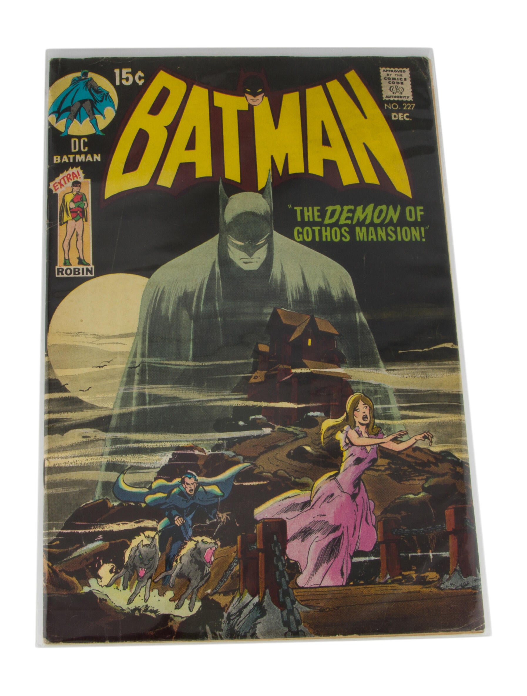 Comic Book Batman #227 - GD+/VG - Neal Adams Cover - Black Comics ...