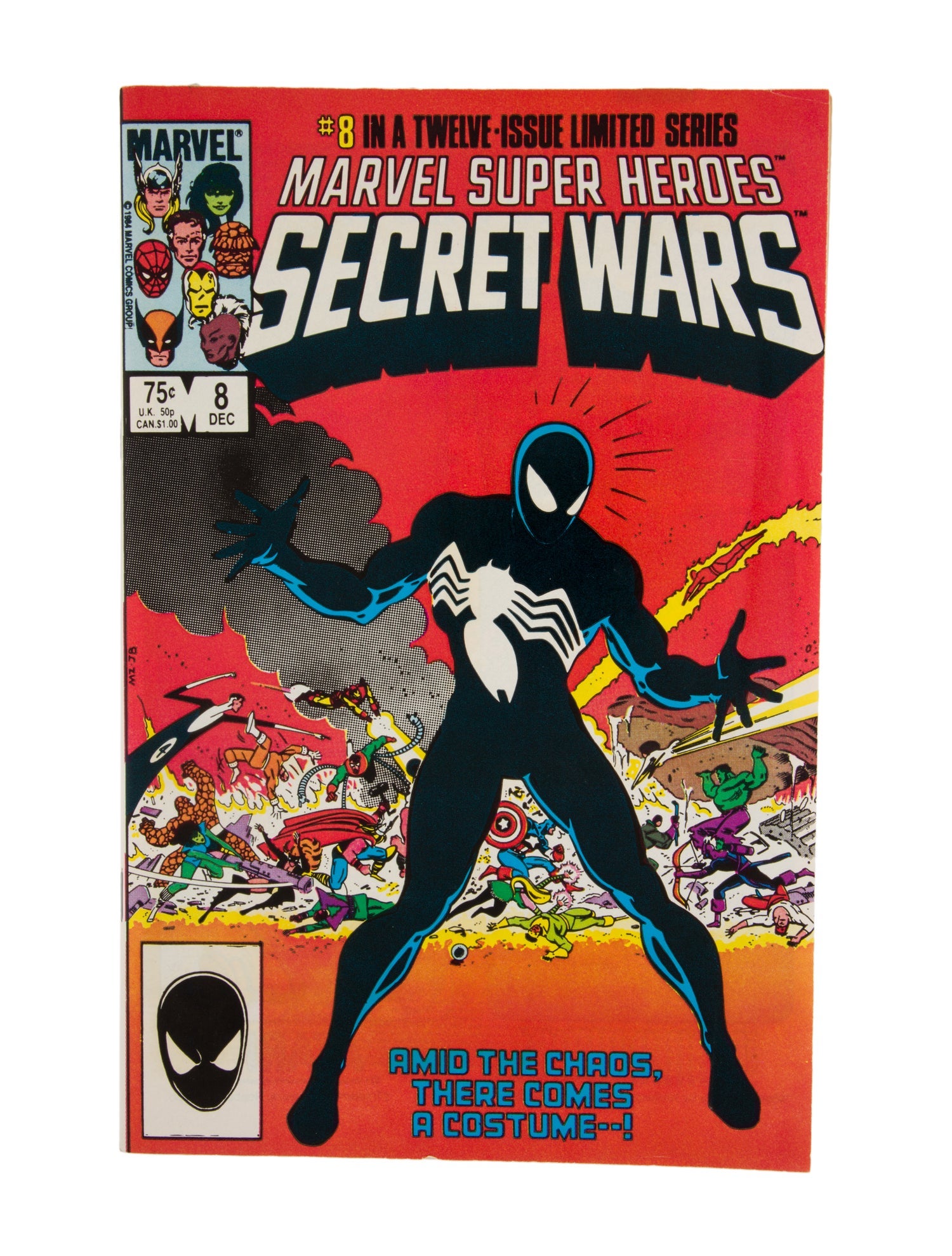 Comic Book Marvel Comics Marvel Super Heroes Secret Wars #8 - Red ...