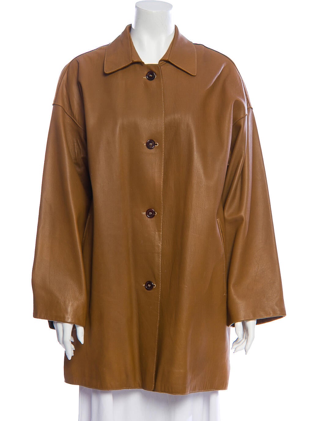 Connolly Leather Coat - Clothing - CONLY20031 | The RealReal