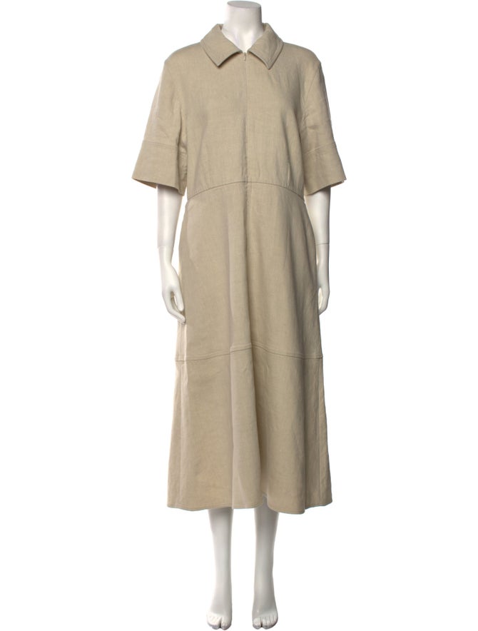Co. Linen Long Dress - Neutrals Dresses, Clothing - COO41327 | The RealReal
