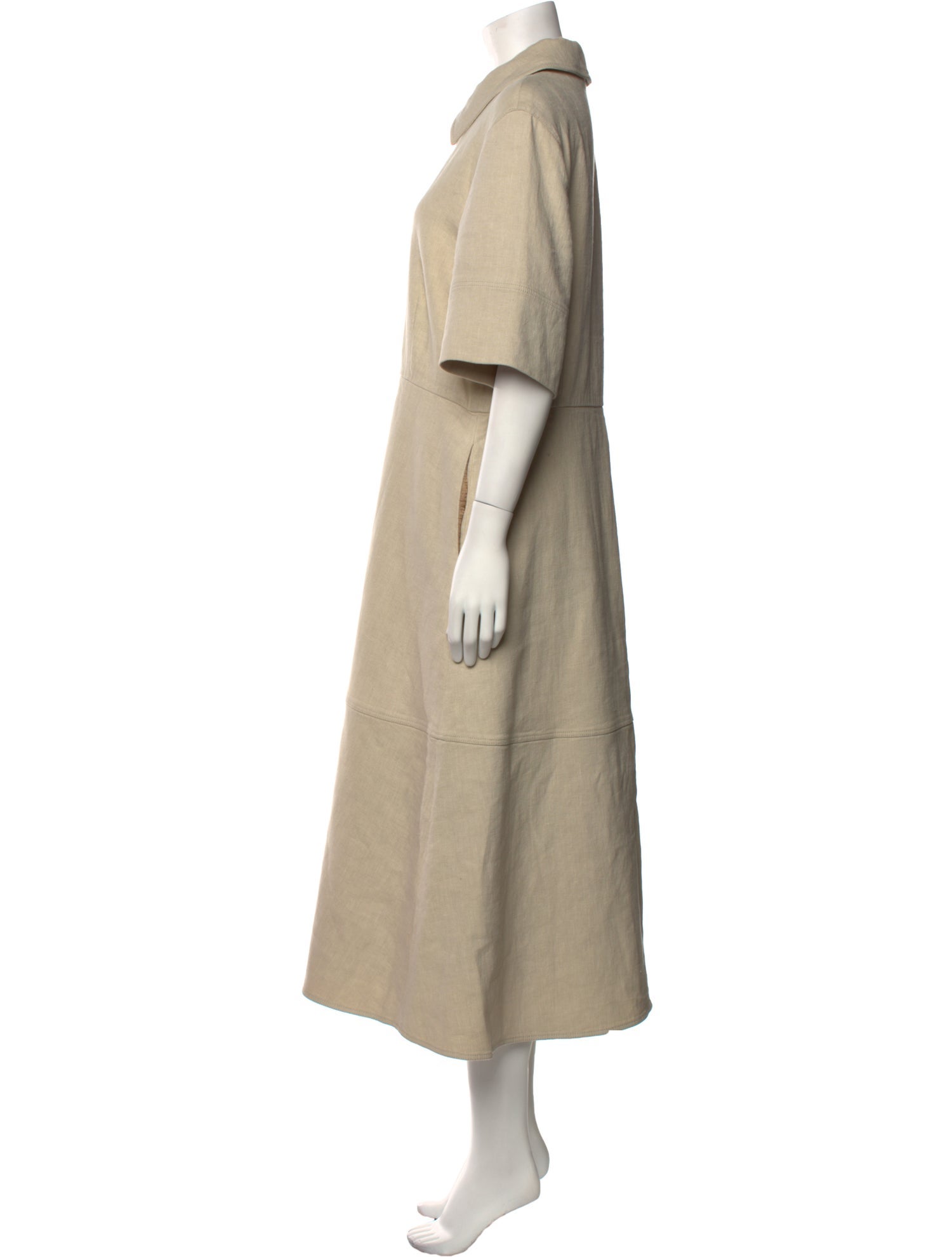 Co. Linen Long Dress - Neutrals Dresses, Clothing - COO41327 | The RealReal