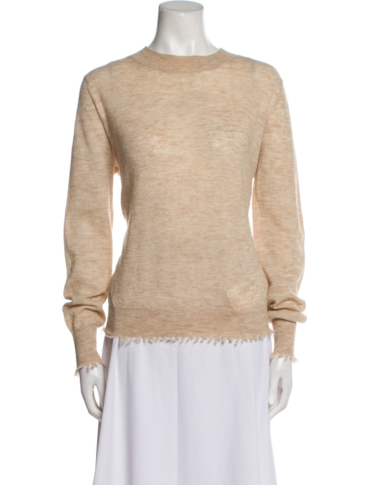 Co. Crew Neck Sweater - Neutrals Knitwear, Clothing - COO42252 | The ...