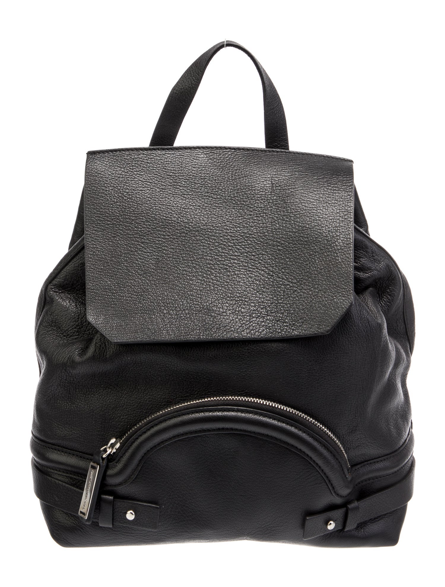 Costume National Leather Backpack - Black Backpacks, Handbags ...