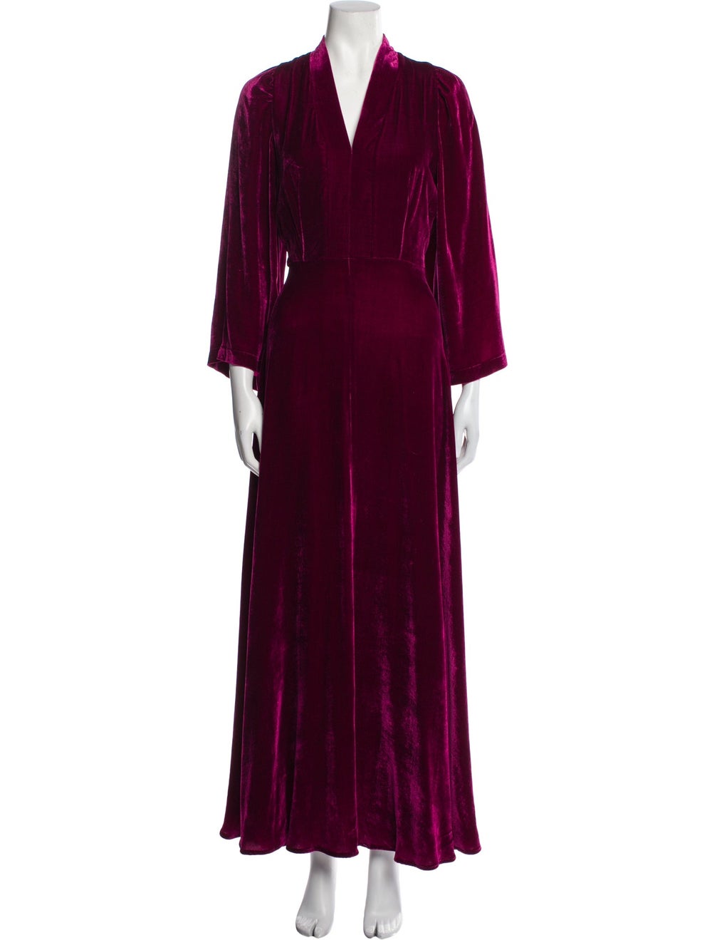 Catherine Prevost Evening Gown Red Ruffle Embellishme… - Gem