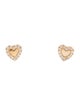 Carbon & Hyde 14K Heart Stud Earrings - 14K Yellow Gold Stud, Earrings - CRBHY20454 | The RealReal