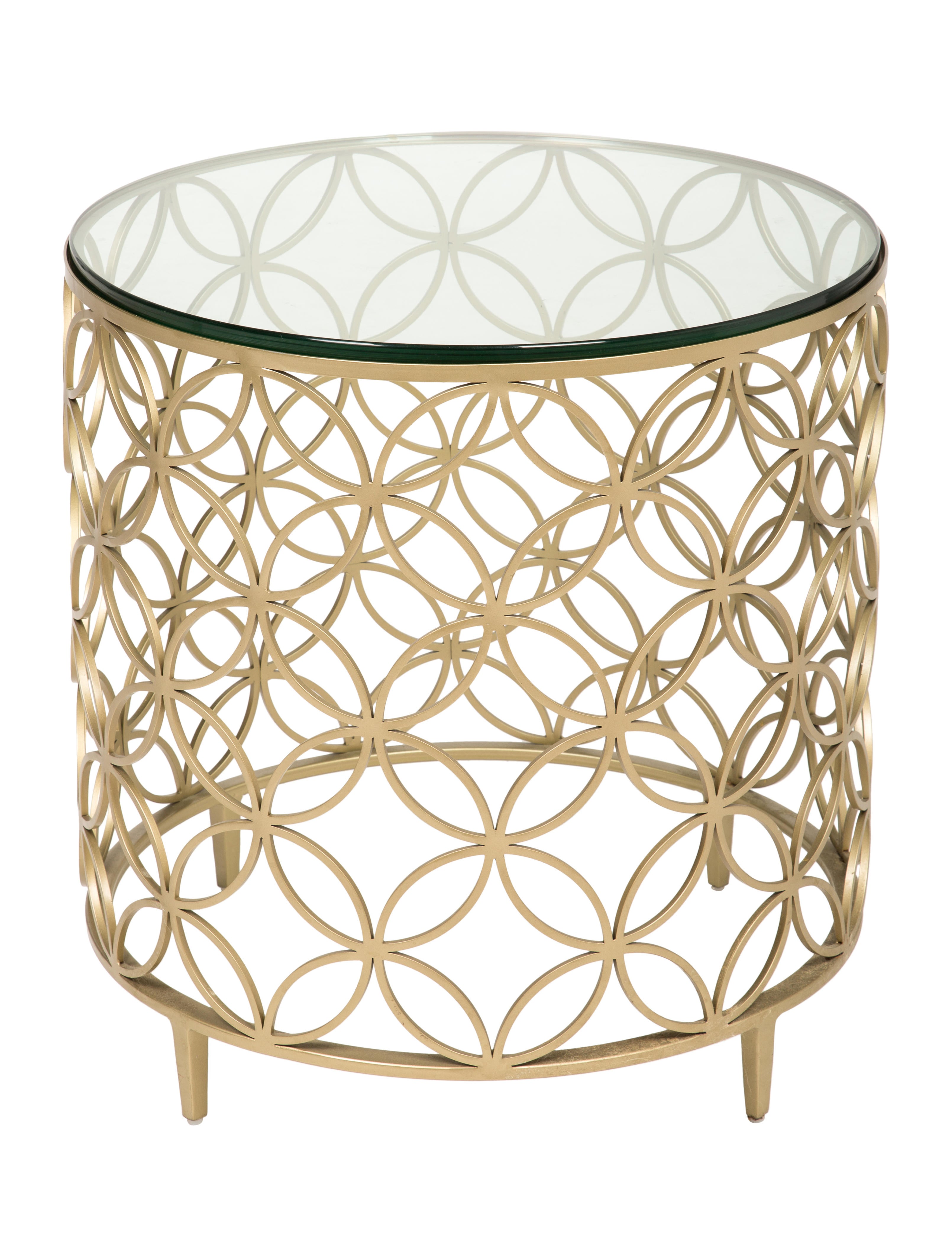 Caracole Bubbles Side Table - Gold Tables, Furniture - CRFGS20002 | The ...