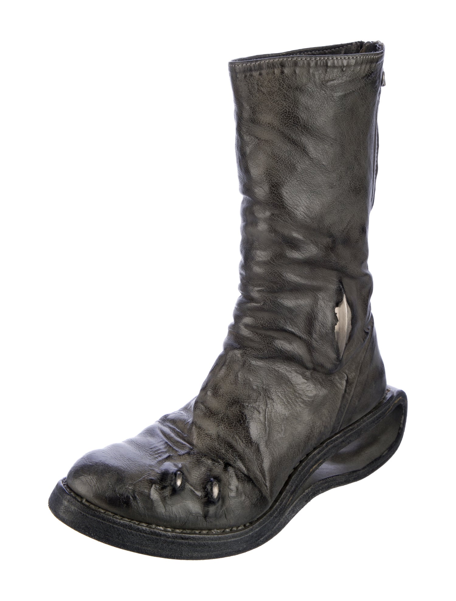 Carol Christian Poell Titanium Prosthetic U-Sole Seamless Tornado ...